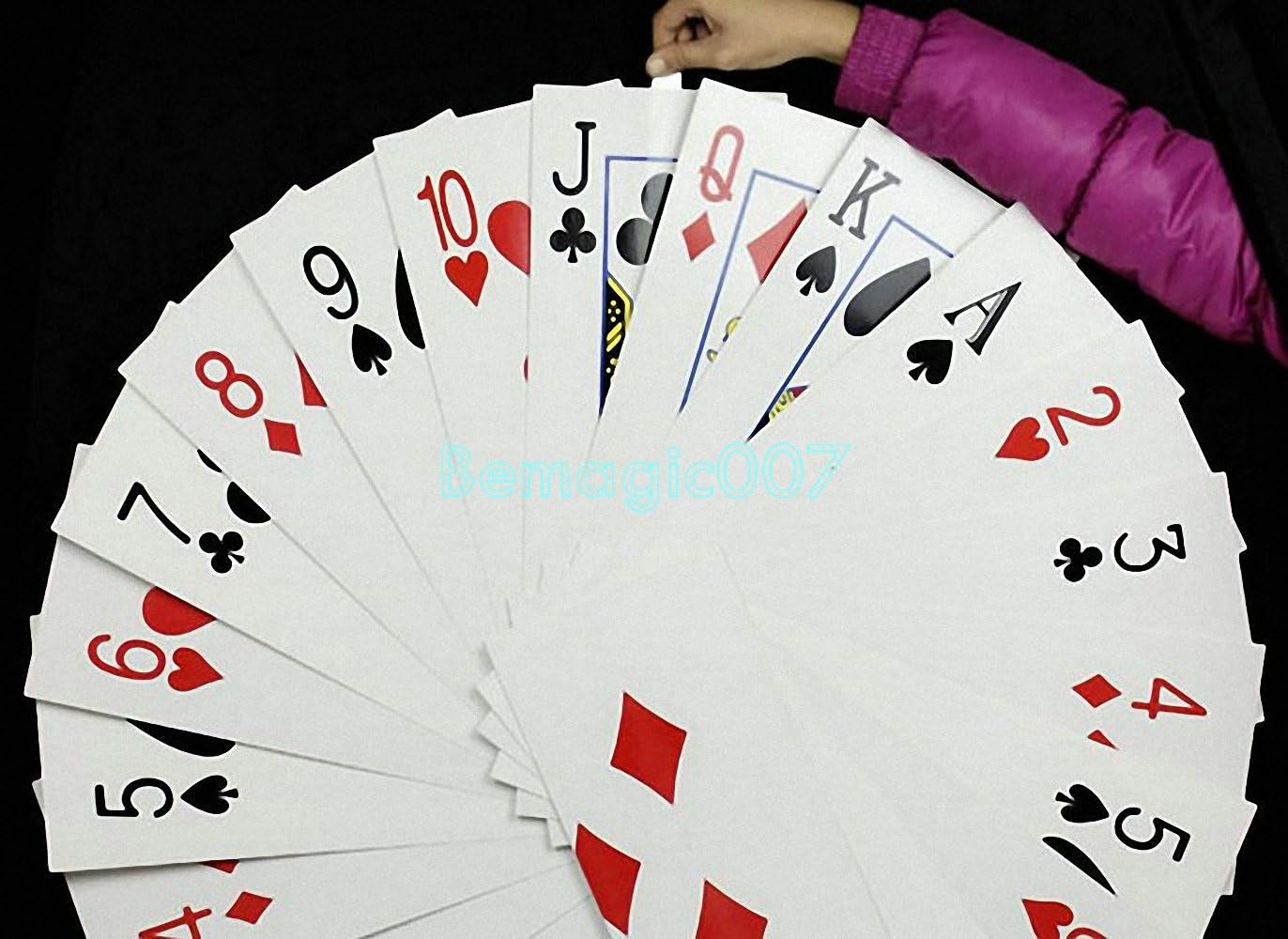 Amazon.com: Large-Scale Card Production Fan - Stage Magic Tricks : Toys ...