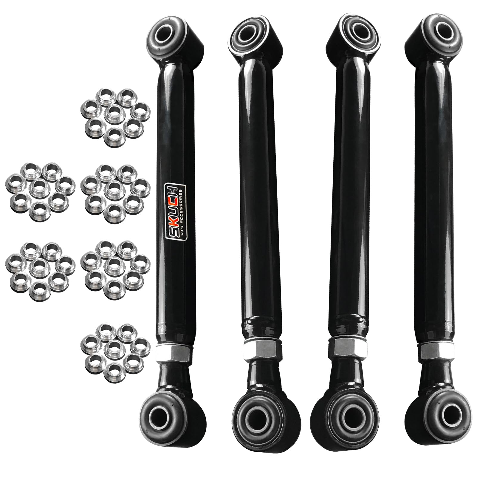 Amazon.com: Adjustable Front Upper and Lower Control Arms for 1-6" Lift ...