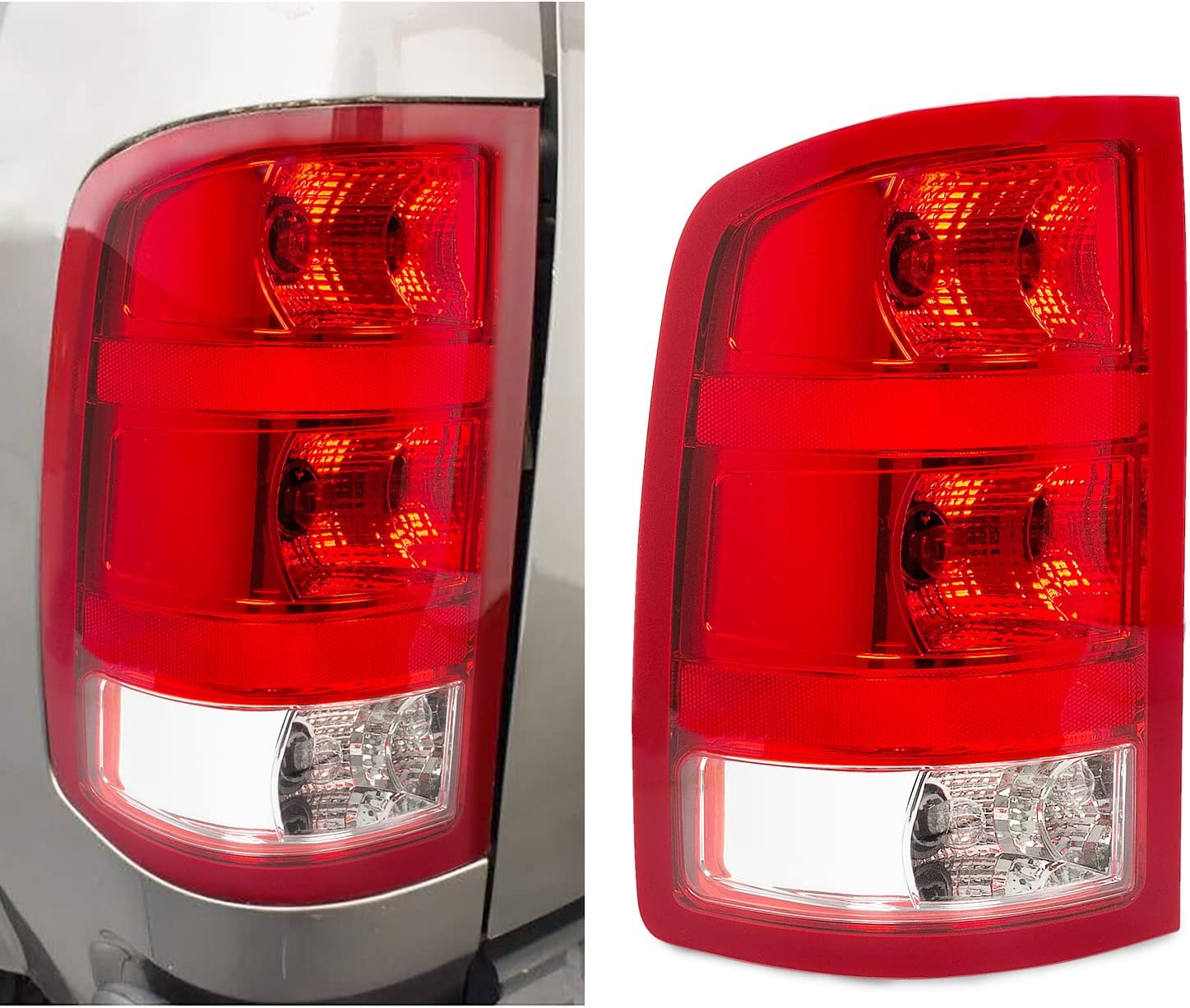 Amazon.com: RANSOTO Left Driver Side Tail Light Assembly Compatible ...