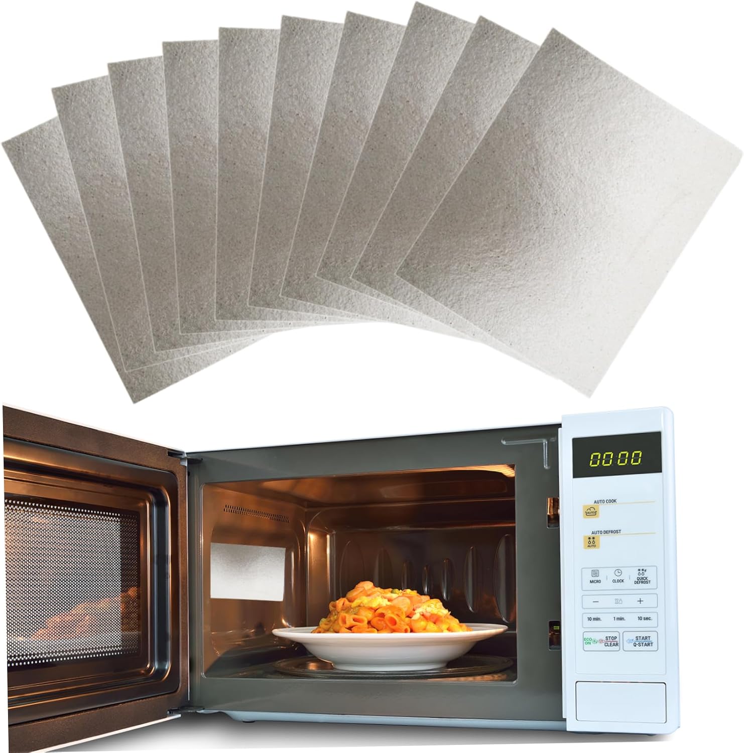 Amazon.com: 10Pcs Microwave Waveguide Cover 5.9x4.7'' Mica Sheet Easy ...