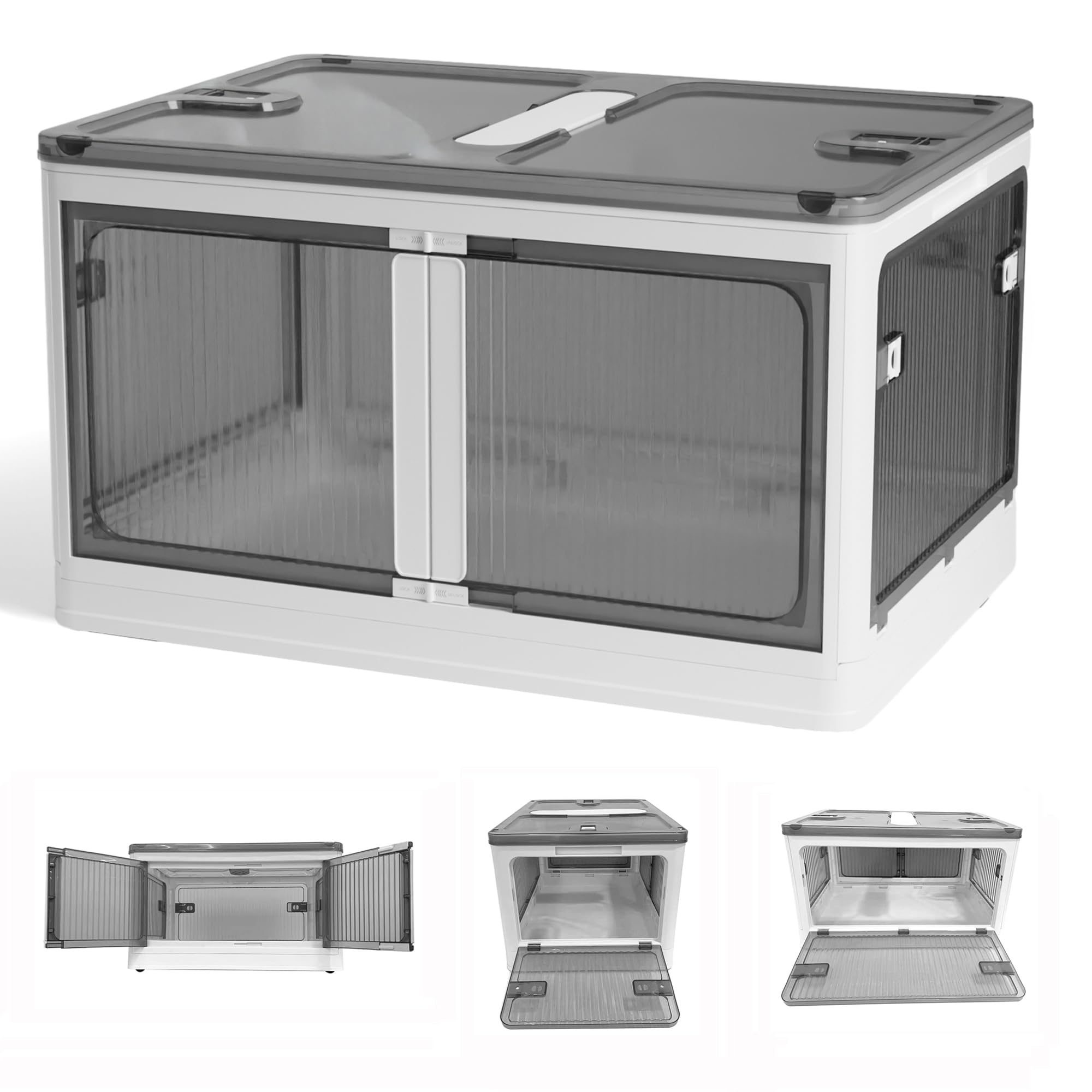 Amazon.com: 33.6QT(8.4Gal) -1 Pack, Plastic Storage Bins Organizer ...