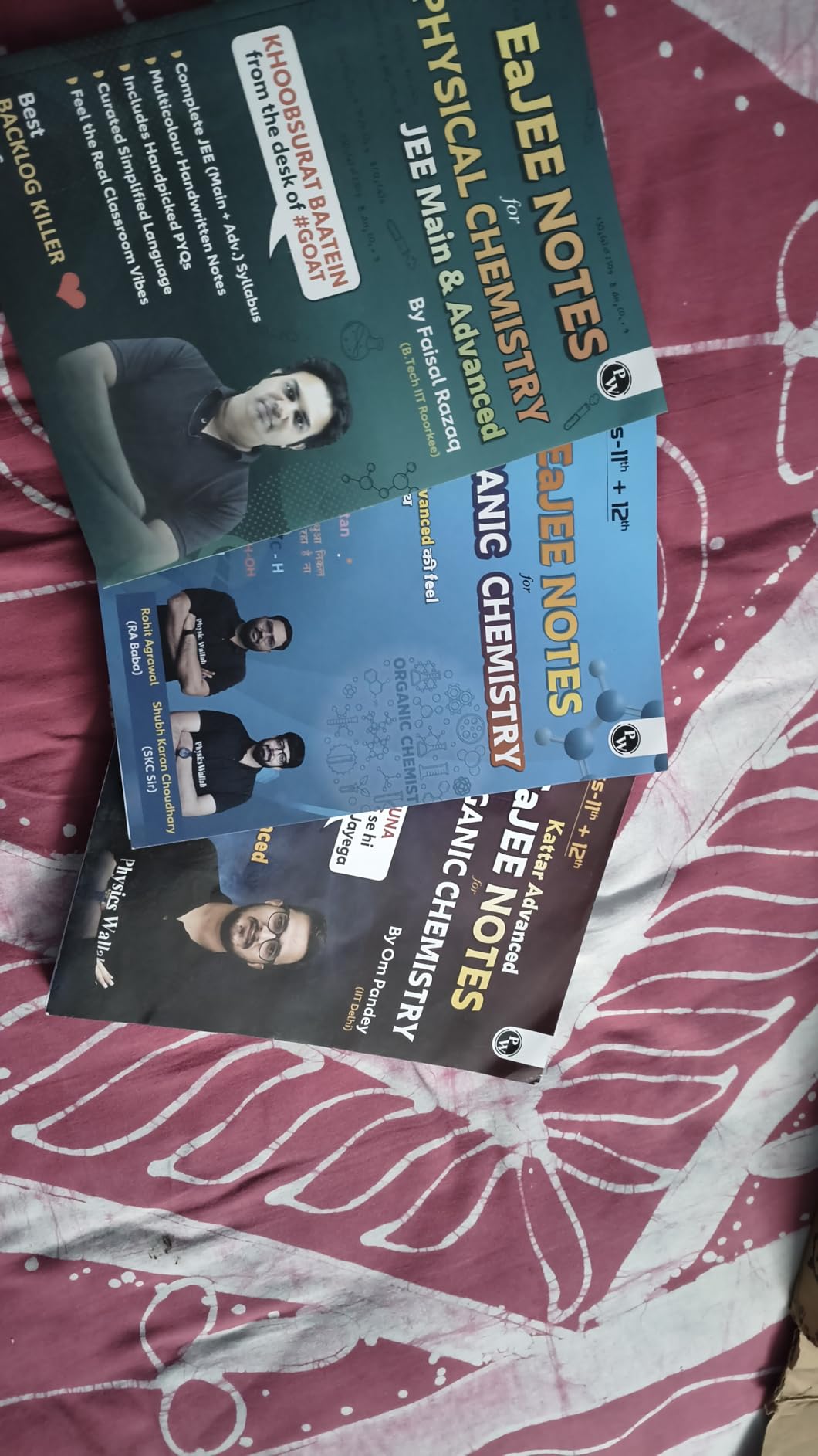 Buy PW EaJEE Handwritten Notes For Organic, Inorganic, Physical ...