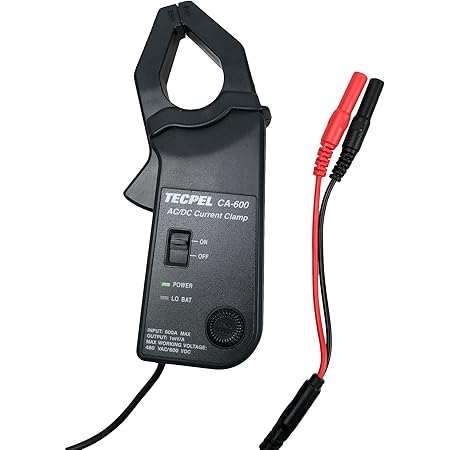 PDI CA-60 Handheld 60 Amp AC/DC Current Clamp Probe, Red - - Amazon.com