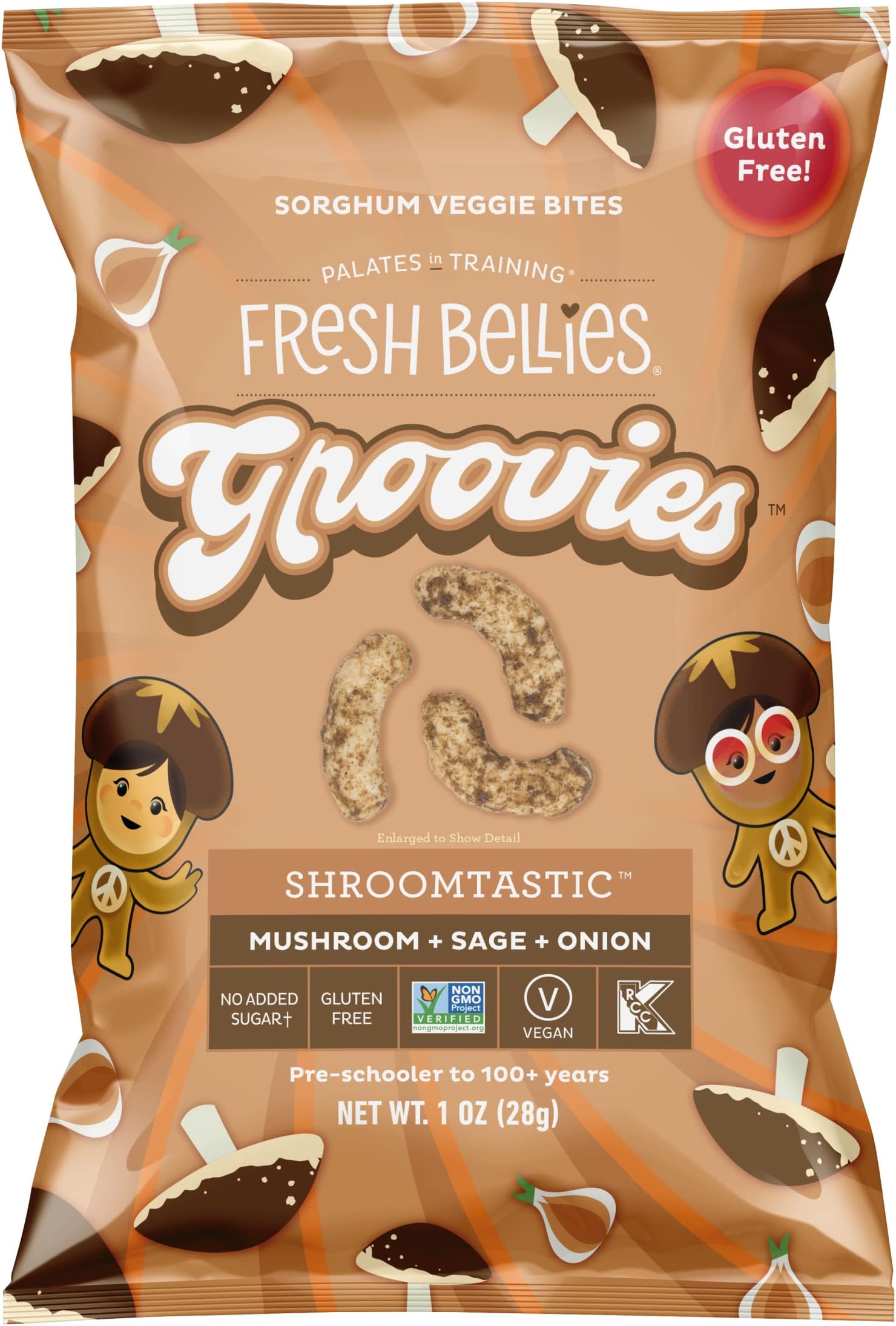 Amazon.com: Fresh Bellies Shroomtastic Groovies| Mushroom and Sorghum ...