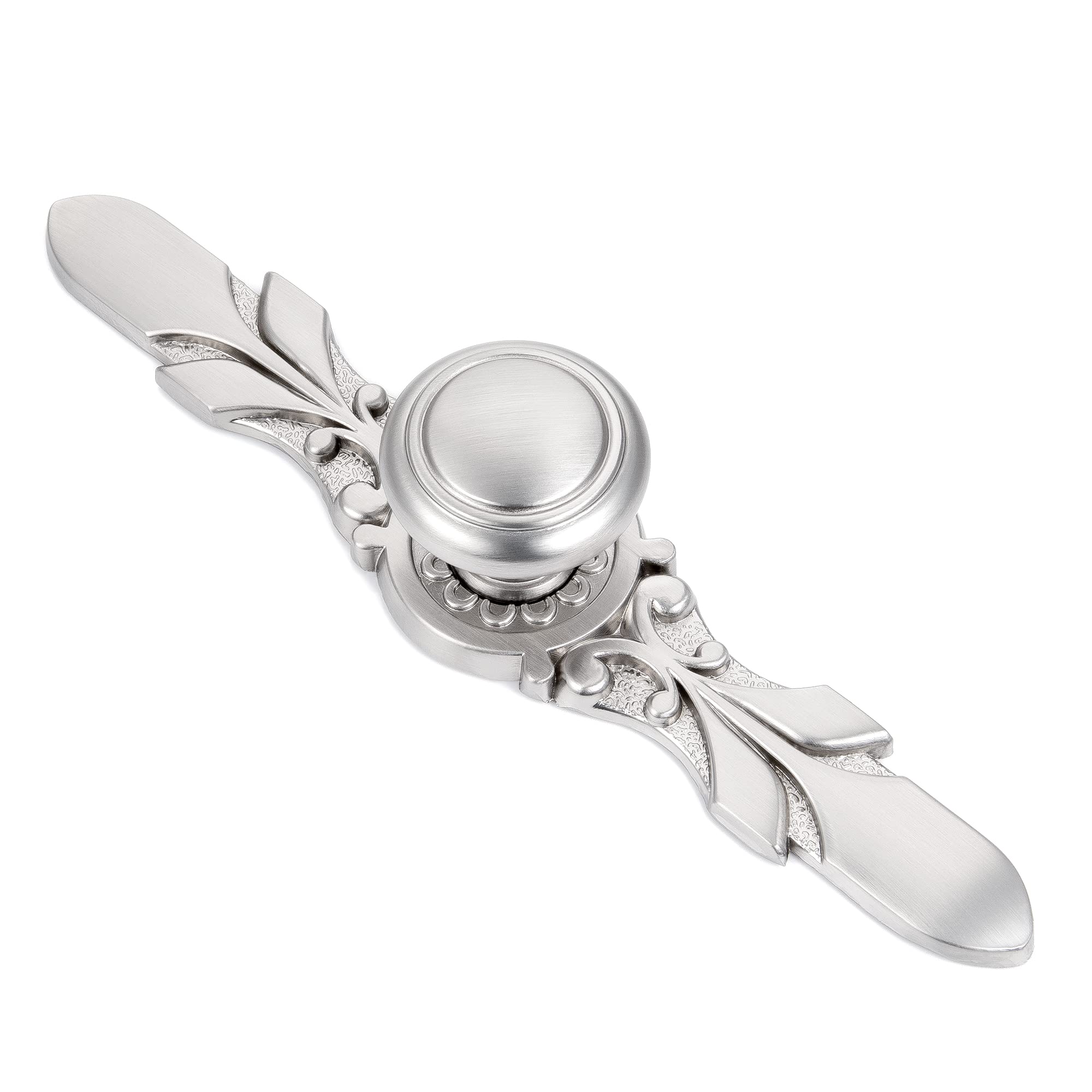 YCSJ Round Nobs with Backplate - 5 Pack (1-1/4” Knob and 5-4/5” Plate ...