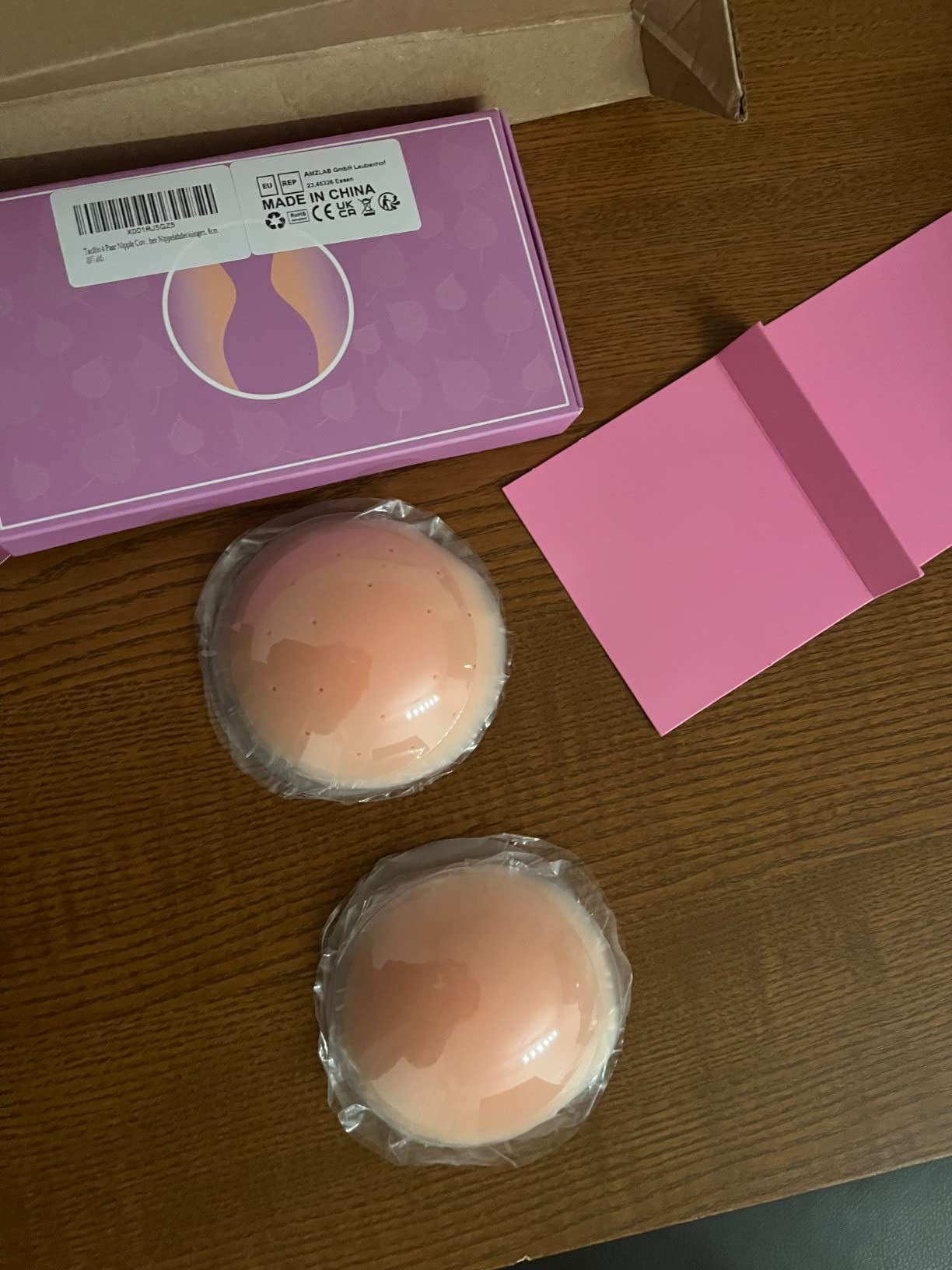 Tacilin Nippelpads - 8 Stück, Selbstklebende Nippelcovers Ultra Dünne ...