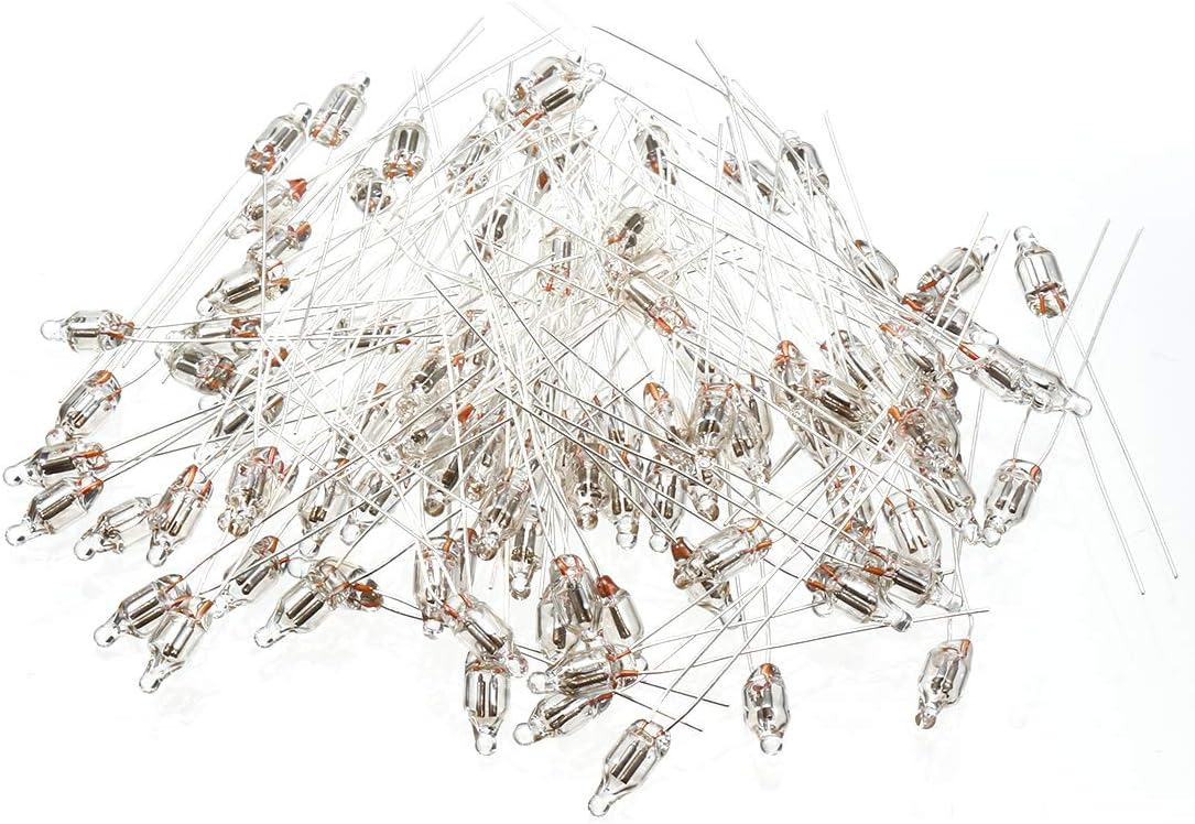 Memotronics A3C / NE2 U Neon Bulbs, Pack of 10, Resistors Included (Box ...