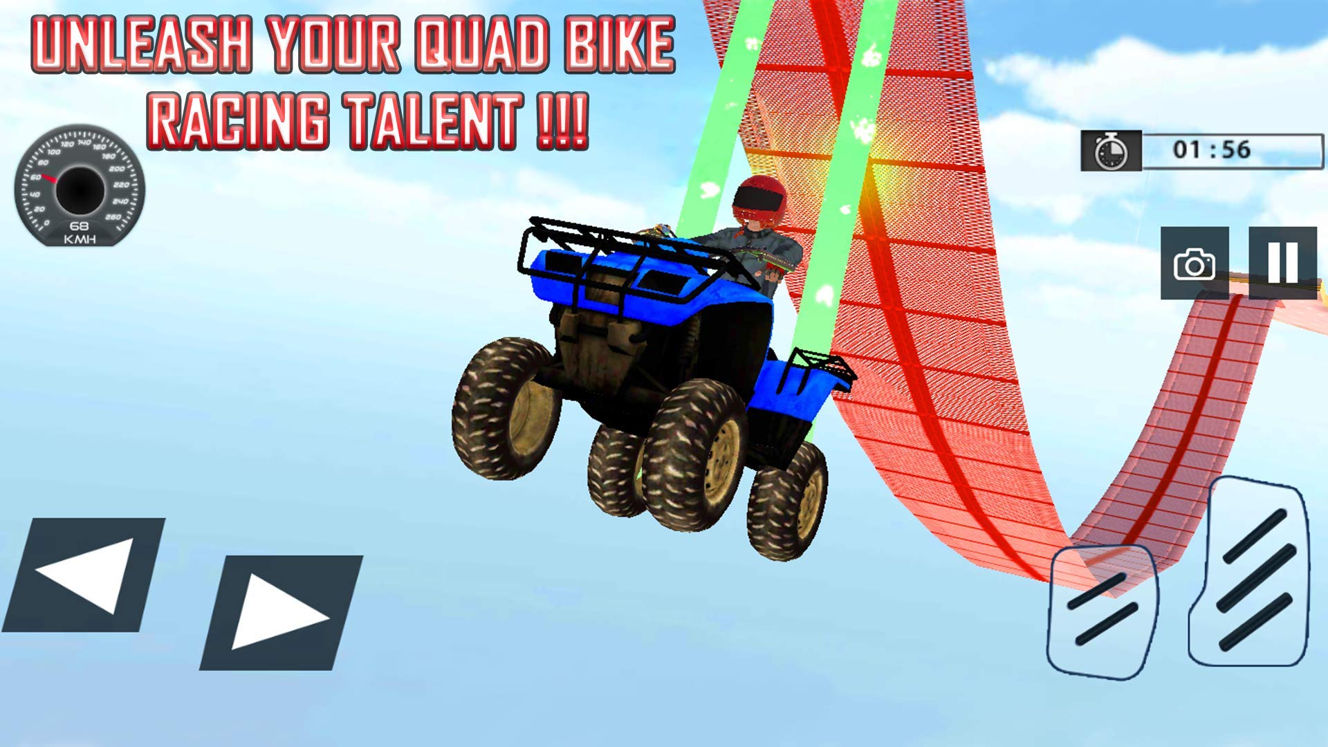 Quad Bike Tricky Stunts: Light ATV Bike Games 2020 - Mega Ramp ...