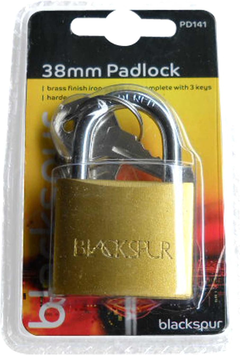 Blackspur BB-PD141 Iron Padlock - Amazon.com