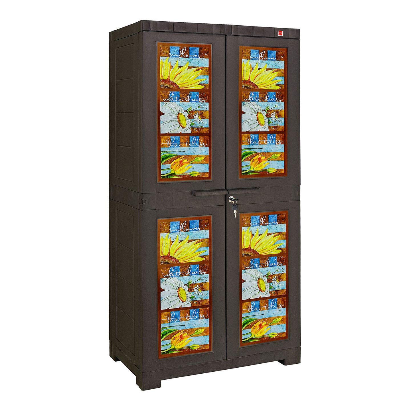 Cello Novelty Big Plus Storage Cabinet (Ice Brown) : Amazon.in: Home ...