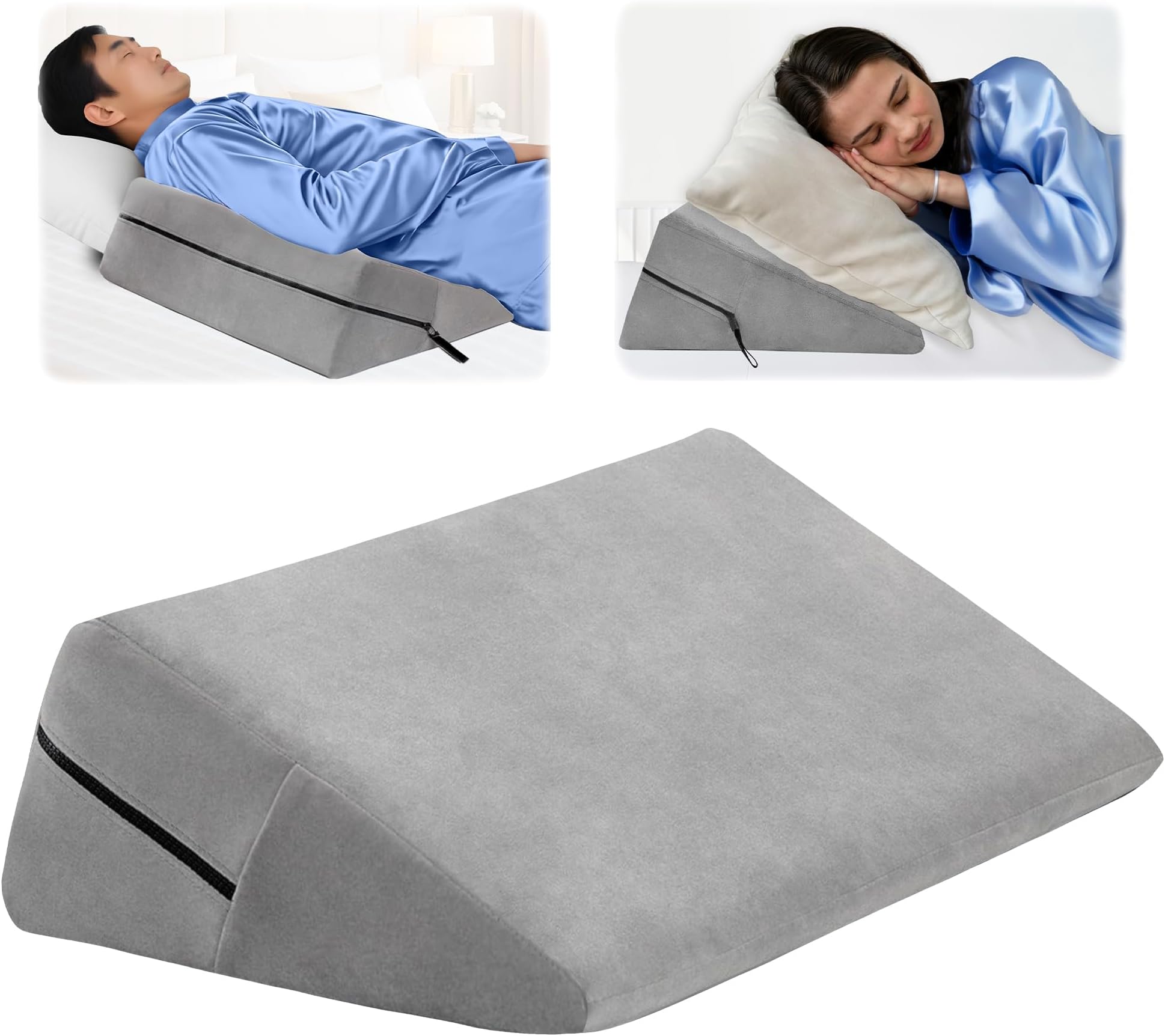 Amazon.com: ARMOPIL Orthopedic Bed Wedge Pillow for Side Sleeping ...
