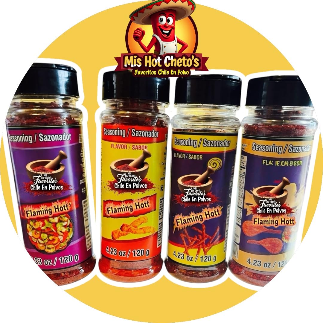 Amazon.com : Flamin Hot flavored Chili Powder Pack of 4 : Grocery ...