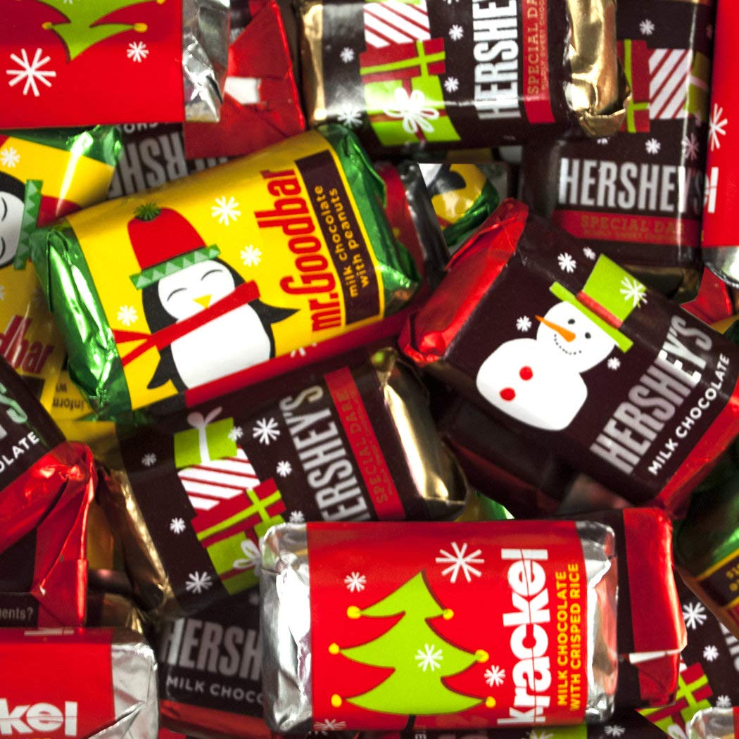 Amazon.com : 5lb Christmas Candy Miniatures Holiday Mix Candy Bars ...