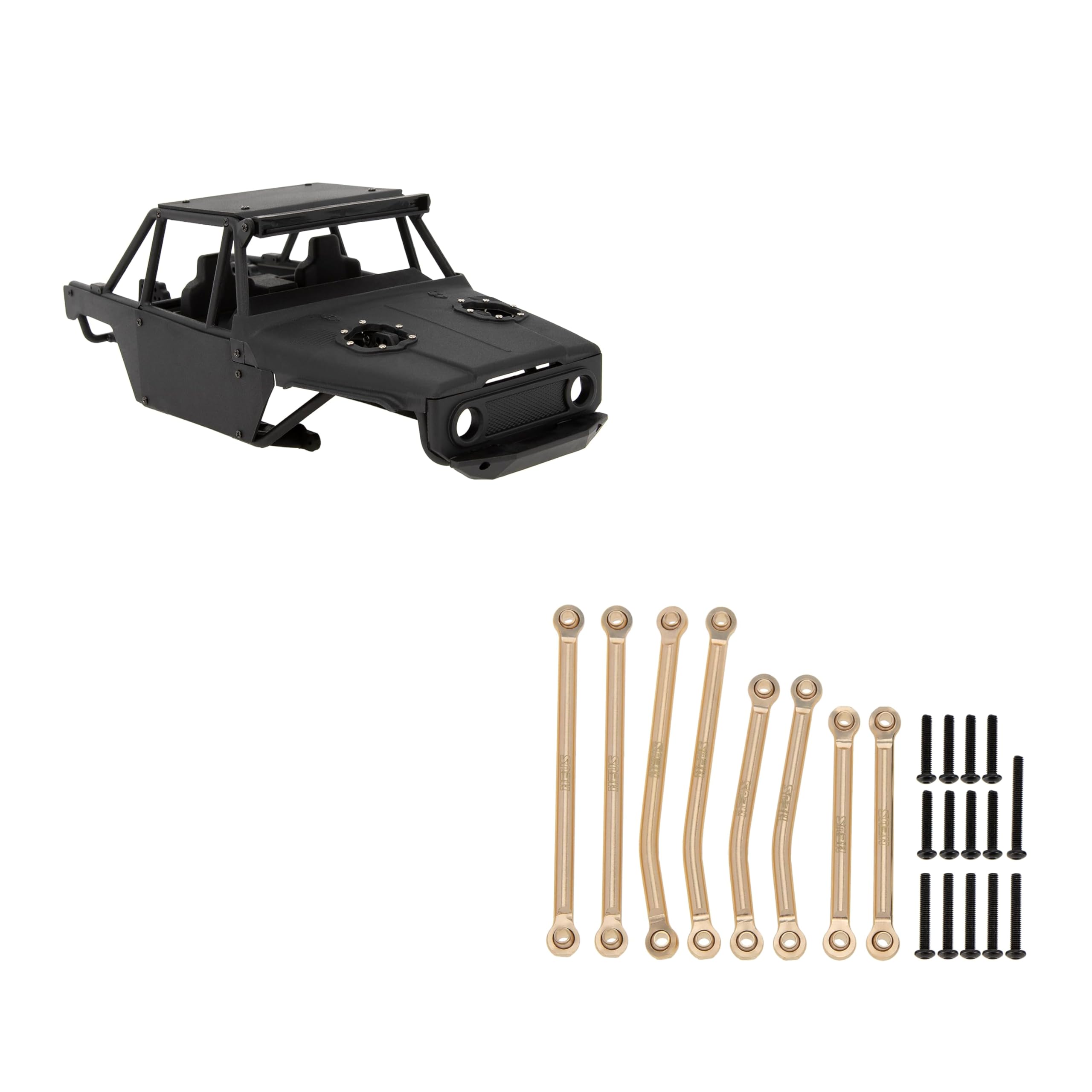 Amazon.com: MEUS TRX4M Ripper Chassis + Brass High Clearance Kit : Toys ...