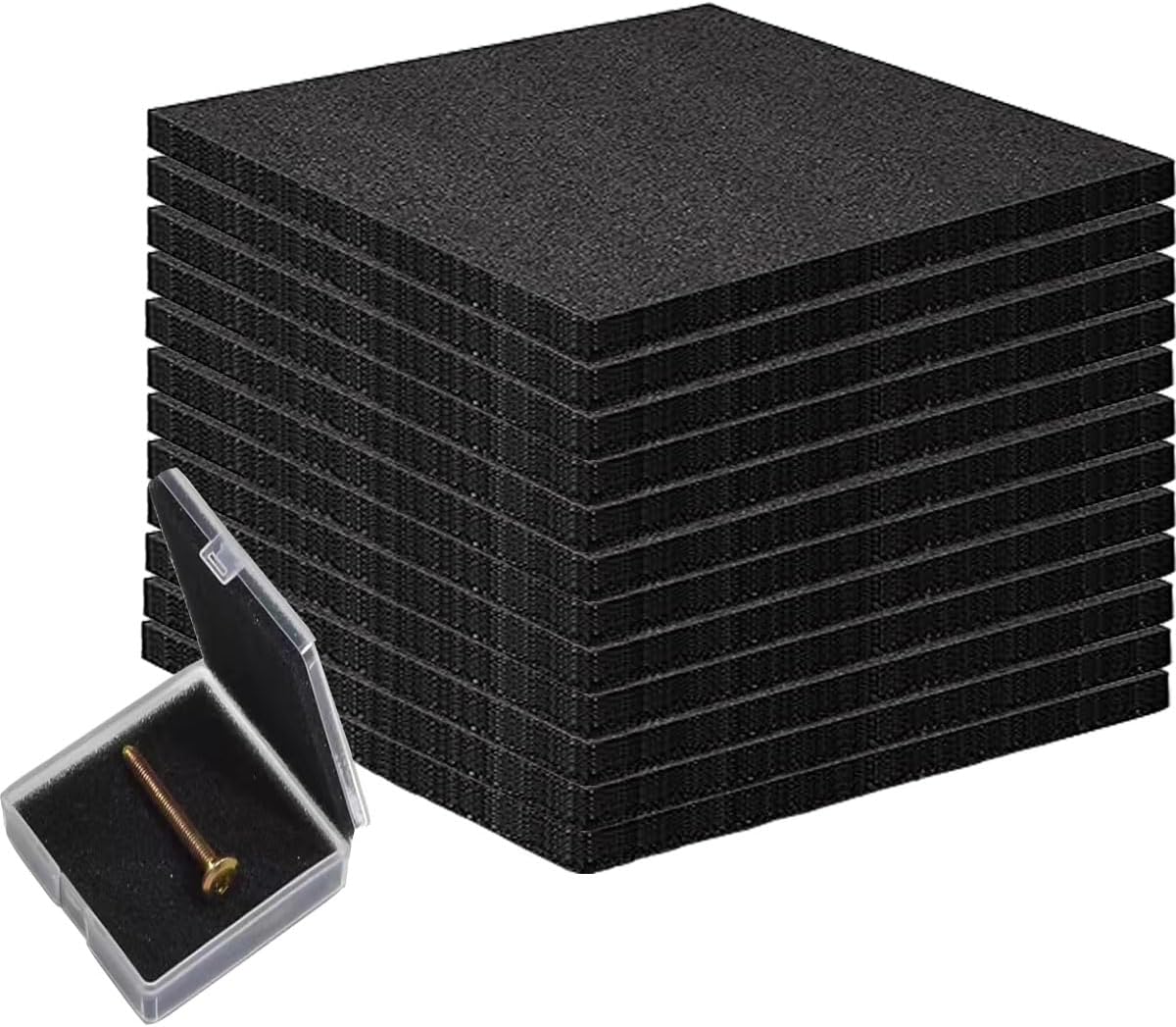 Tmovjxv Lot de 6 feuilles de mousse de polyuréthane - 40,6 x 30,5 x 2,5 ...