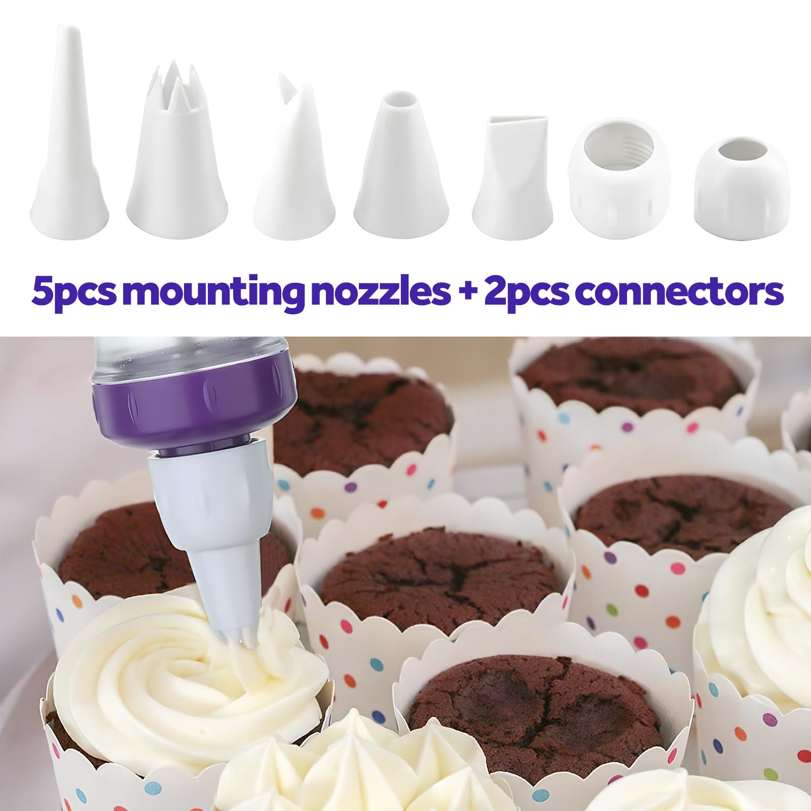 Cake Decorating Kit Dessert Decorating Syringe Set - Icing Dispenser ...