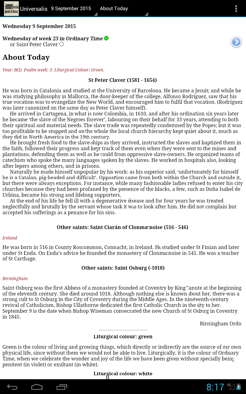 Universalis - App on Amazon Appstore