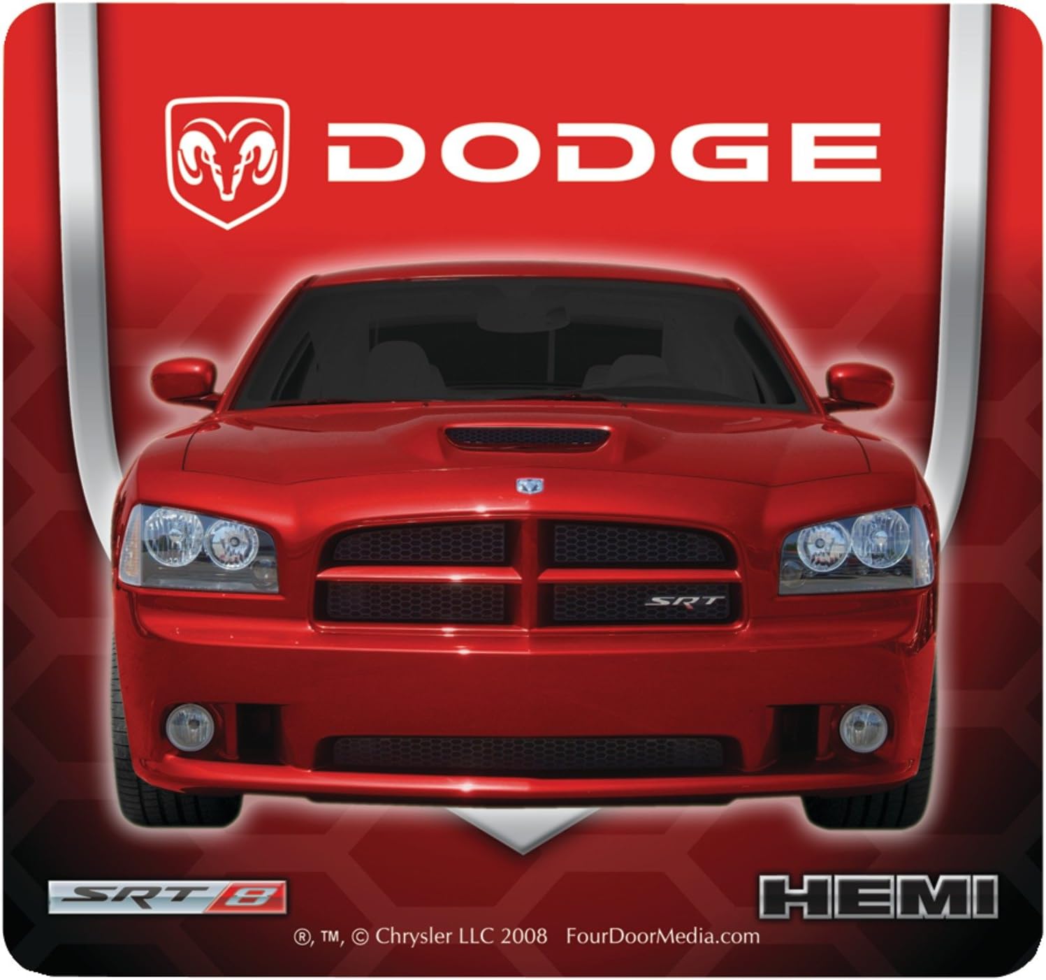 Amazon.com: Road Mice Dodge Charger Mouse Pad - Red (4D-MPRGDGCSRA ...