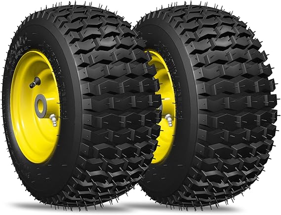 Amazon.com: Lawn Mower Tires, 13x5.00-6" Tubeless Tire and Wheel, Replacement Front Tires for ...
