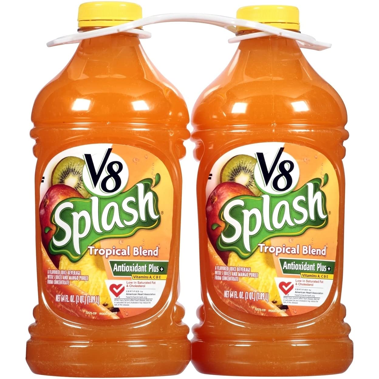Amazon.com : V8 Splash Tropical Blend, 64 Ounce Bottle (2 Count ...