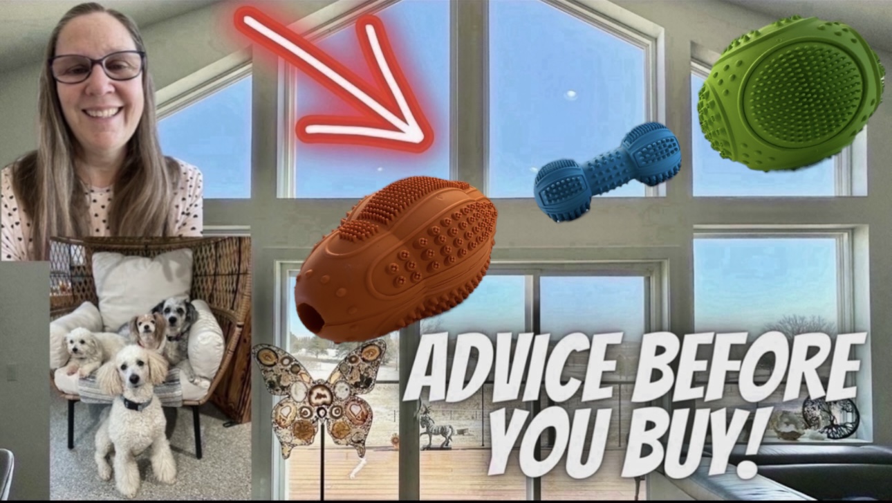 Watch Set Of Three Chew Toys Tough Chewers Can Help Clean Teeth on ...