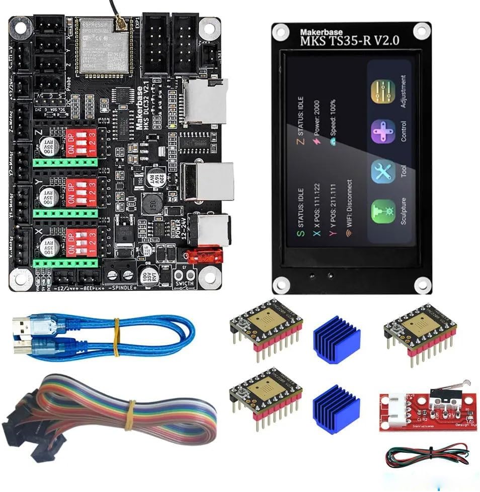 HANLEES Makerbase MKS DLC32 V2.1 Offline-Controller 32 Bit ESP32 WIFI ...