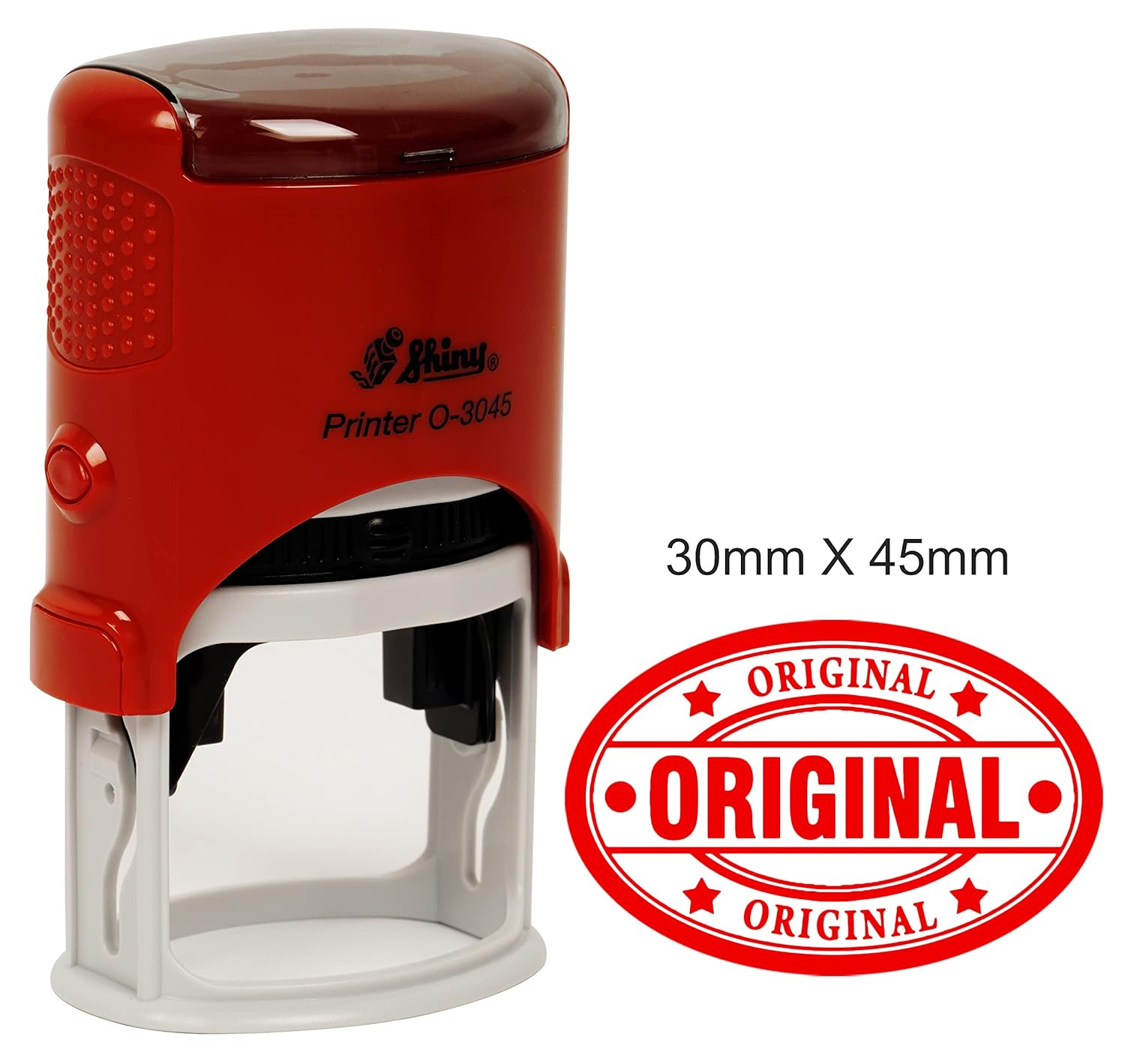 Original Personalized Oval Rubber Stamp with Text Self Inking Rubber ...