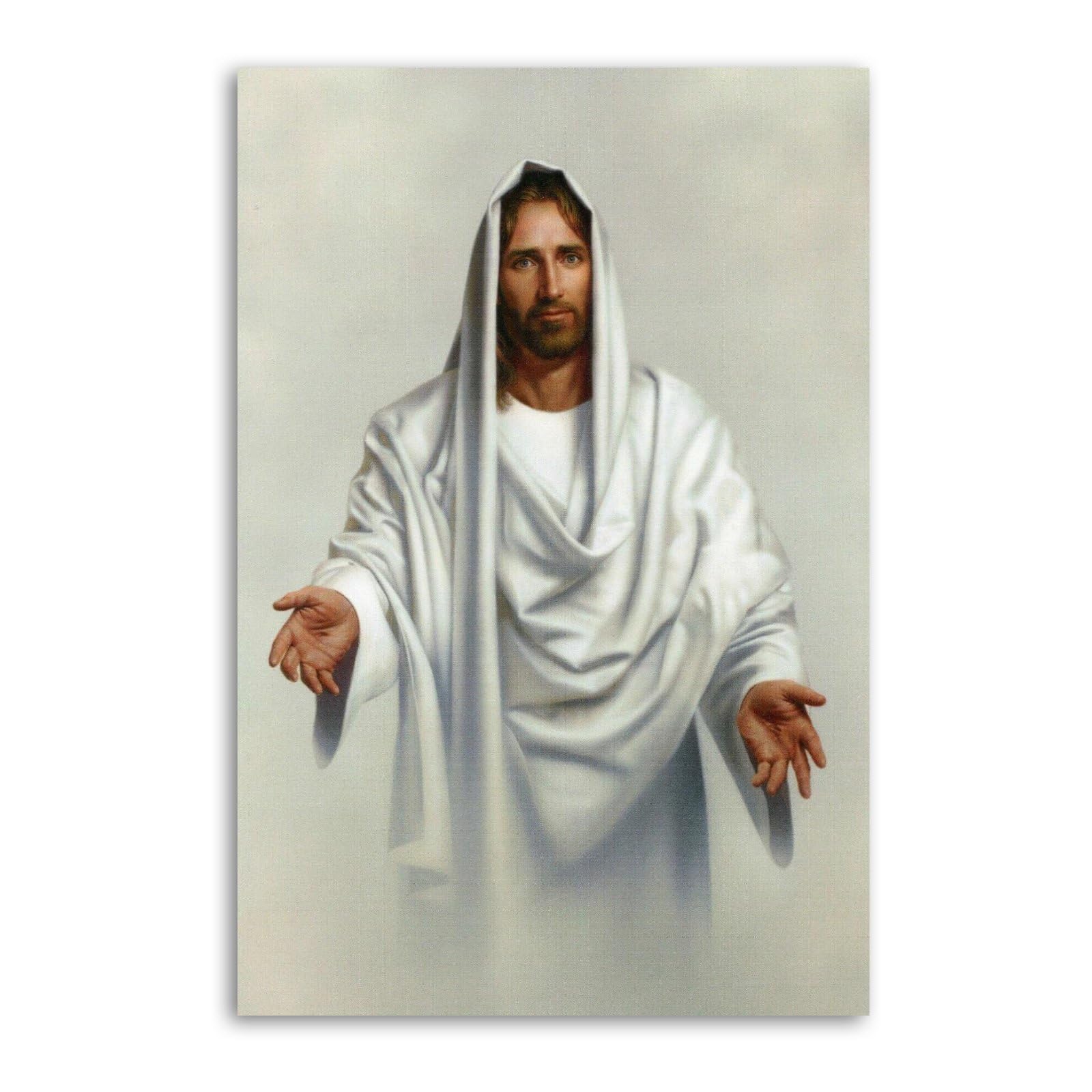 Jesus Mit Offenen Armen Mit Menschen Jesus Und Der Mensch Jesus