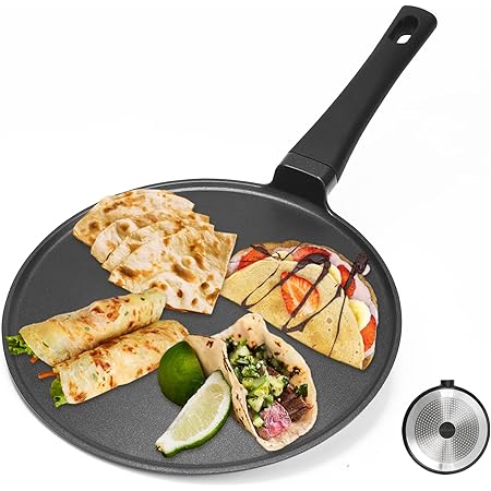 Amazon.com: Shourya Trading Non Stick Dosa Pan or Roti Tawa,Big Dosa ...