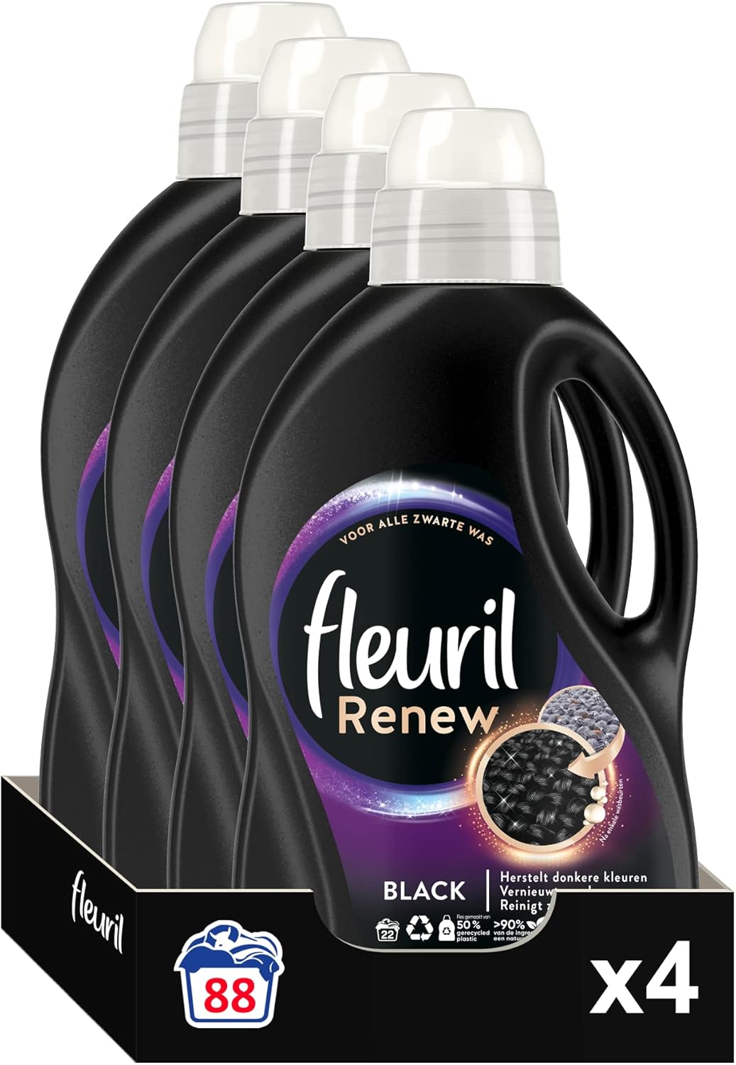 Fleuril Renew Black, Vloeibaar Wasmiddel, Zwarte was ...