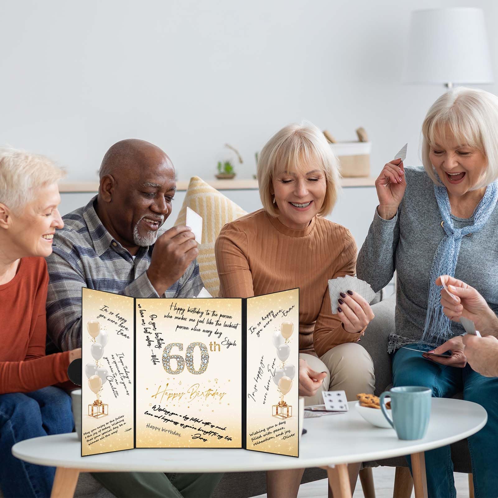 Snapklik.com : 60th Birthday Decorations For Men Women, Creative 60th ...