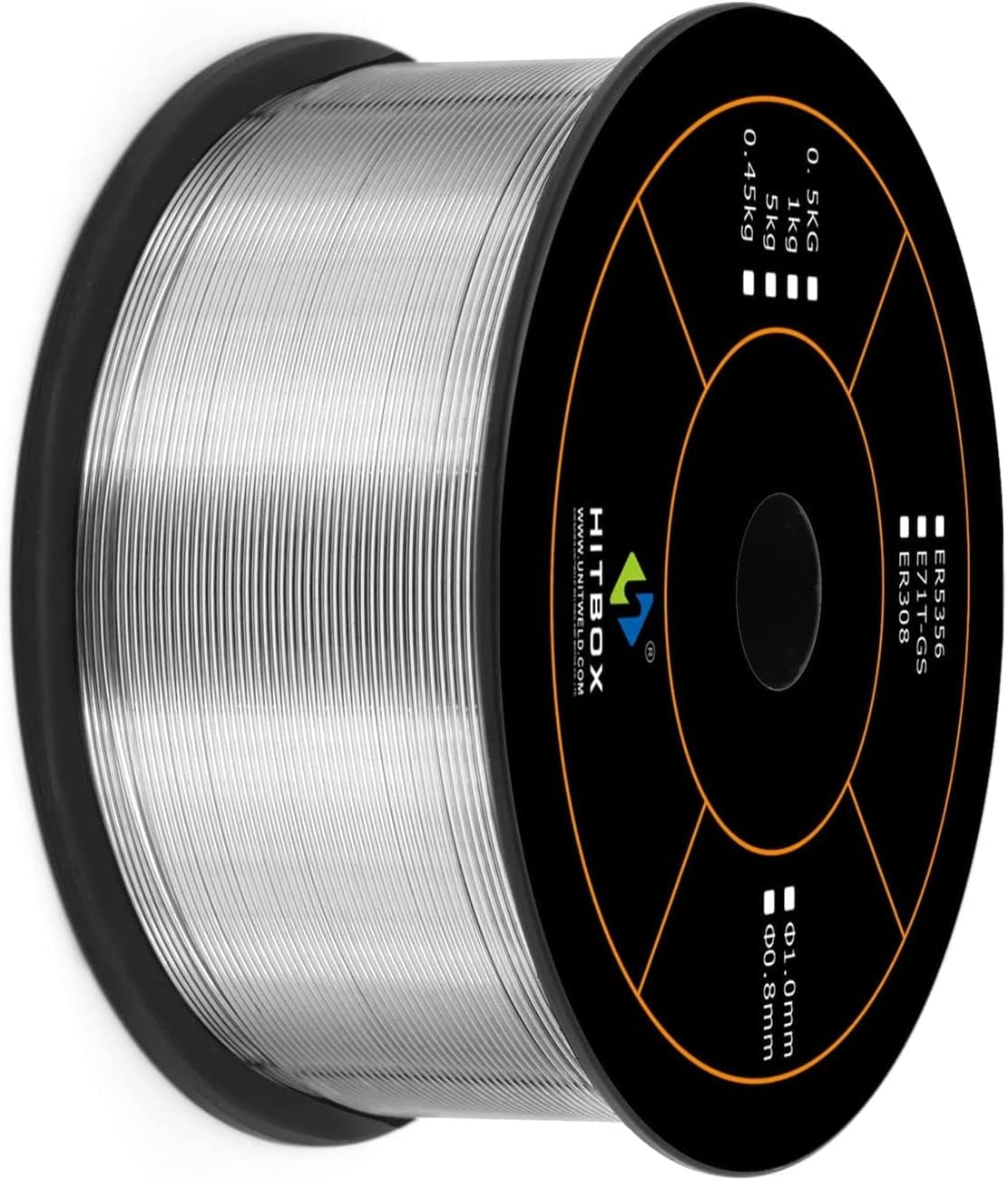 HITBOX Flux Core Welding Wire .030, E71T-GS Mig Welding Wire 2.2 Pound ...
