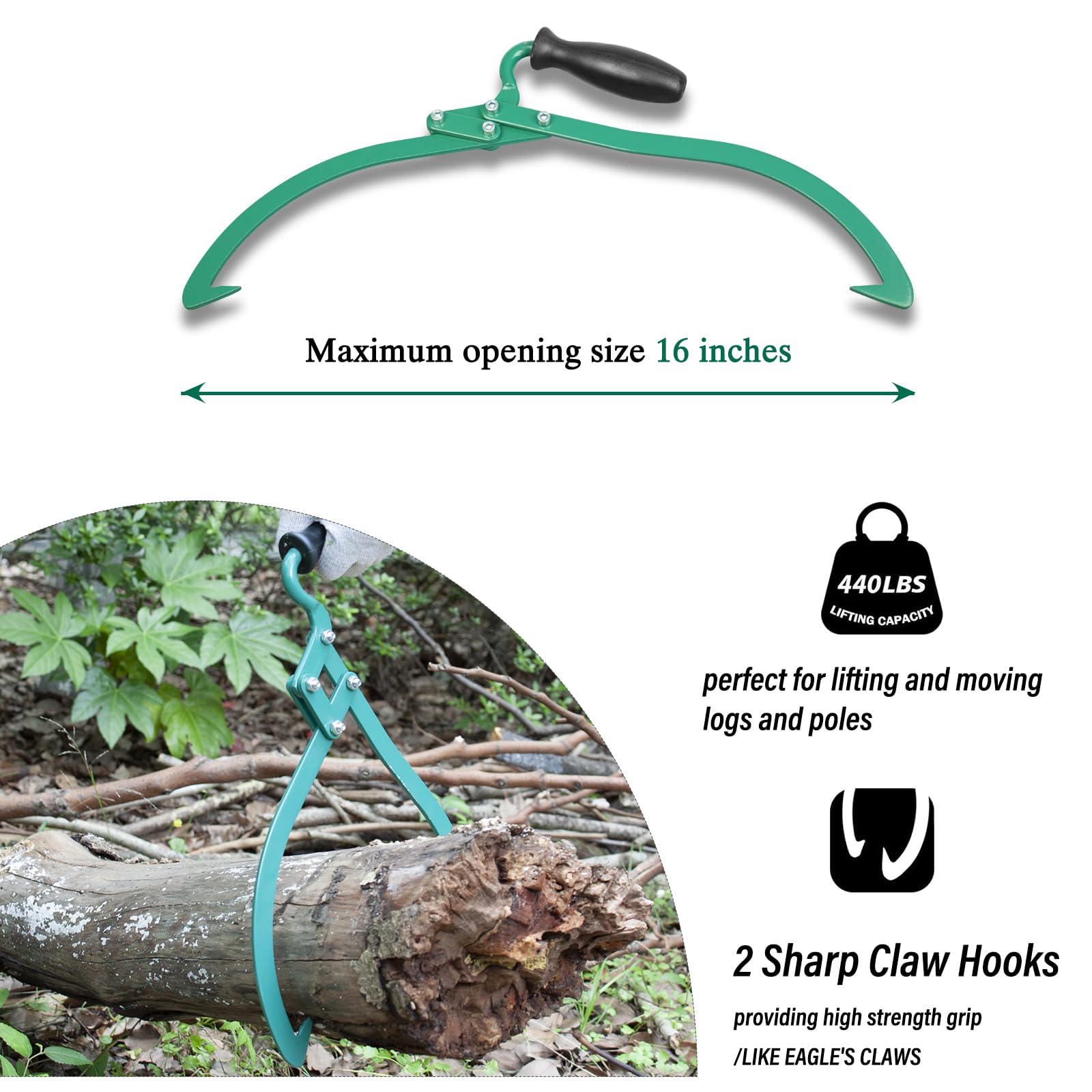 Skidding Tongs For Firewood 20