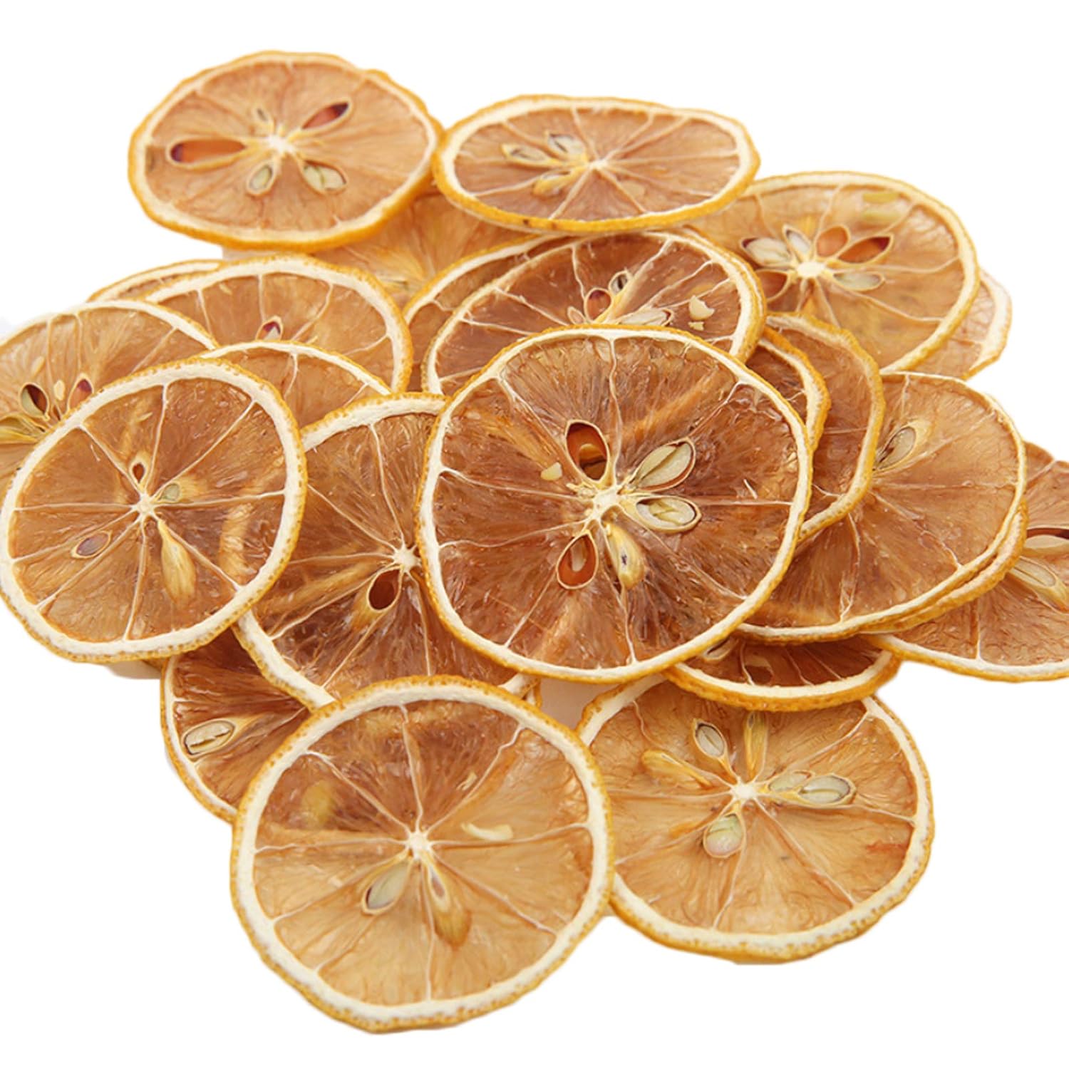 Amazon.com: Dried Lemon Slices, Sun-Dried Fragrance Citrus Fruit Tea ...