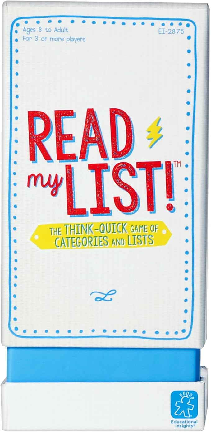Amazon.com: Educational Insights Read My List! Game, Think-Quick Game ...