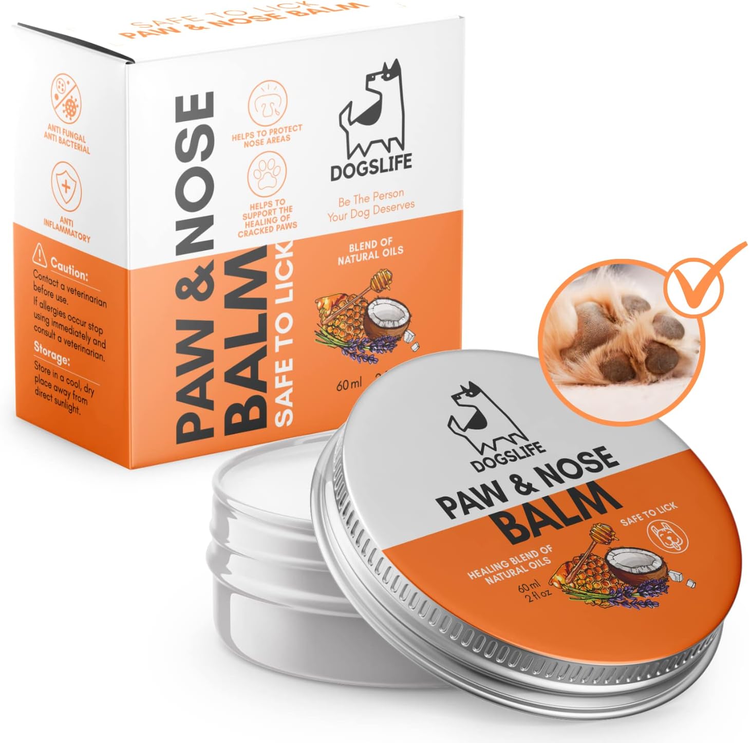 Dog Skin Balm for Itchy Skin - Natural and Organic Ointment for Dogs ...