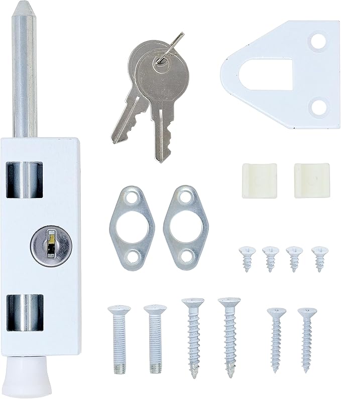 SUMMIT DOORWARE Sliding Patio Door Lock for Enhanced Home Security ...