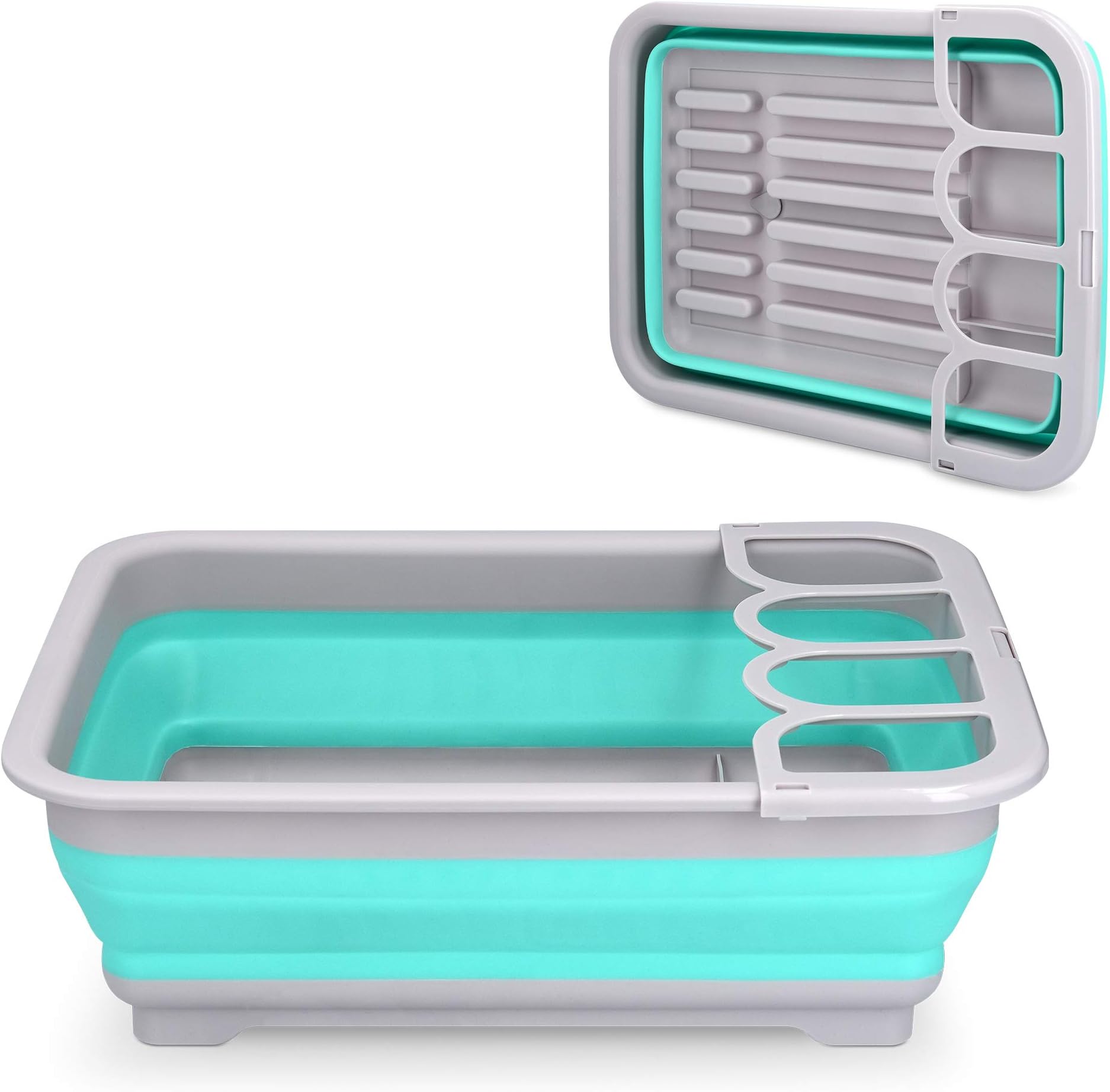 Amazon.com - Navaris Collapsible Dish Drying Rack - Drainer for RV ...