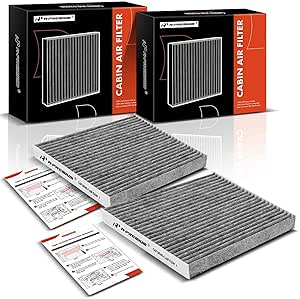 A-Premium 2-PC Cabin Air Filter with Activated Carbon Compatible with ...