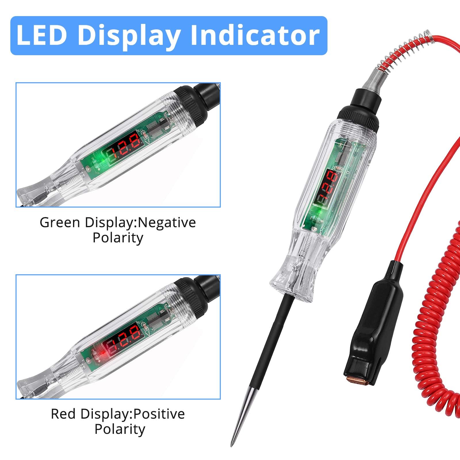 Snapklik.com : Automotive Circuit Tester, 2.6-32V Digital Circuit Test ...