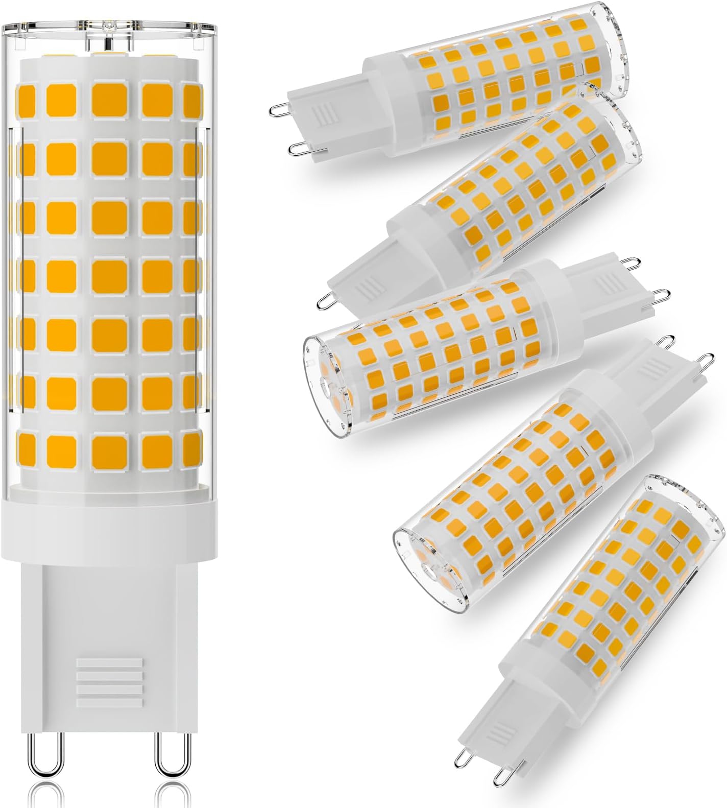TZHILAN G9 LED Bulb, 6W (60W Halogen Equivalent),110V-130V, G9 Base ...