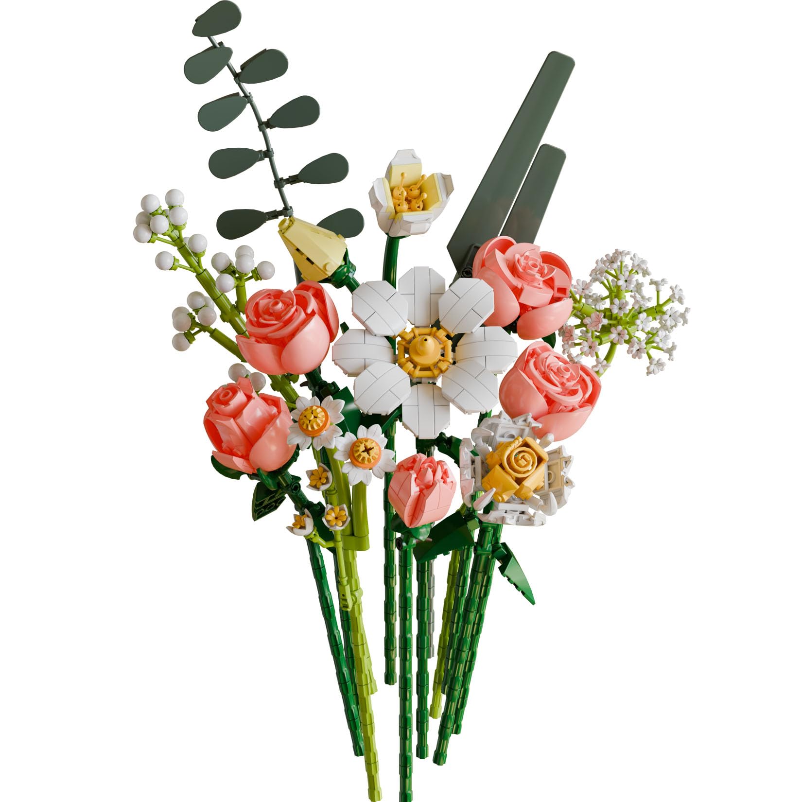 Amazon.com: BricKunion Flower Bouquet Building Blocks Set - Artificial ...