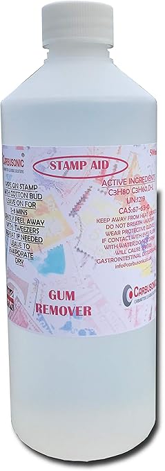 Stamp Remover Fluid Self Adhesive Gum Remover 500ml for Stamps and ...