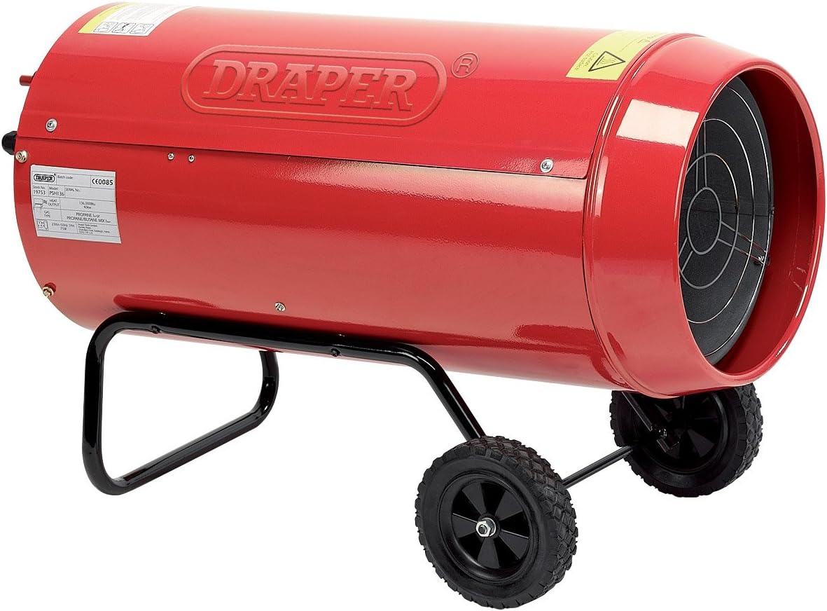 Draper 19753 Propane Heater 40KW / 136KBTU : Amazon.co.uk: Garden