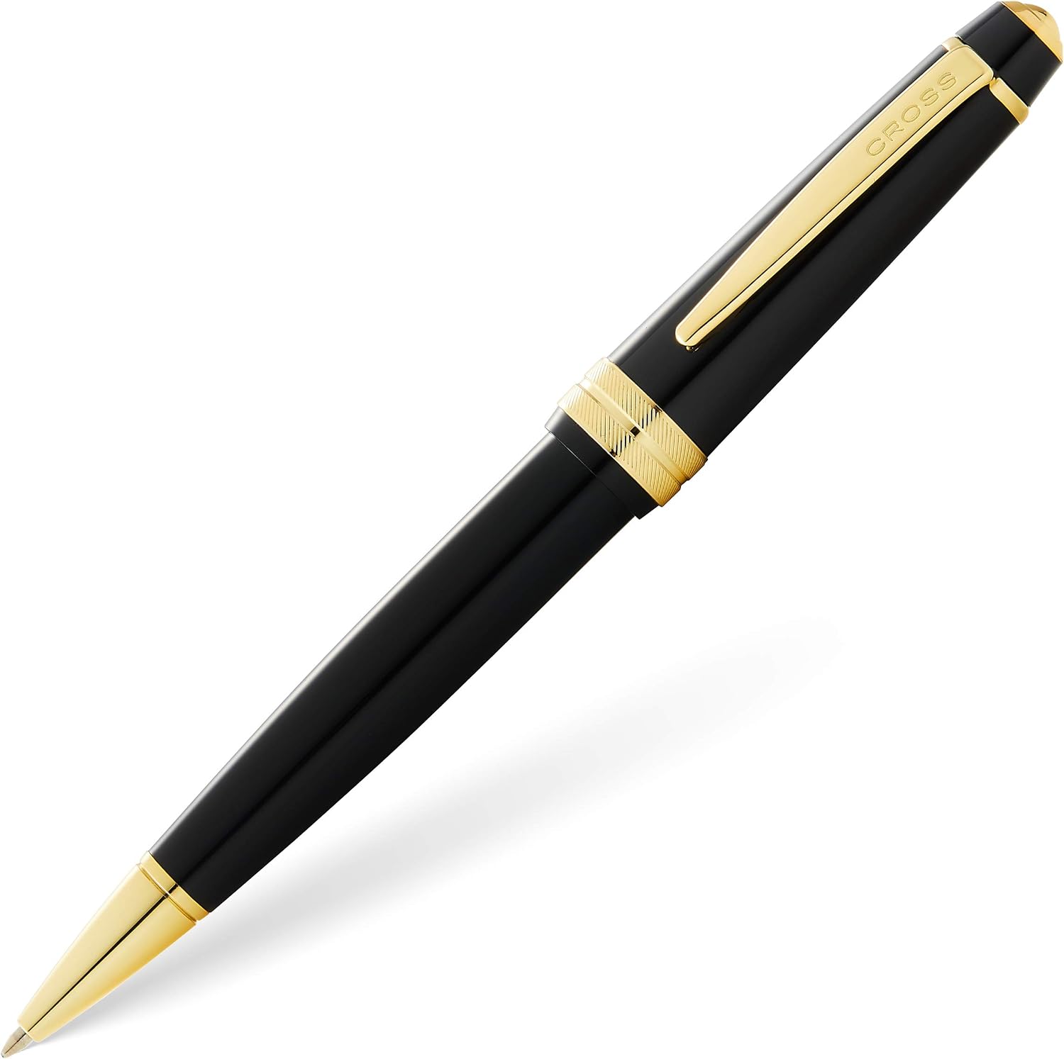 Cross Bailey Light Polished Black Resin and Gold Tone Ballpoint Pen ...