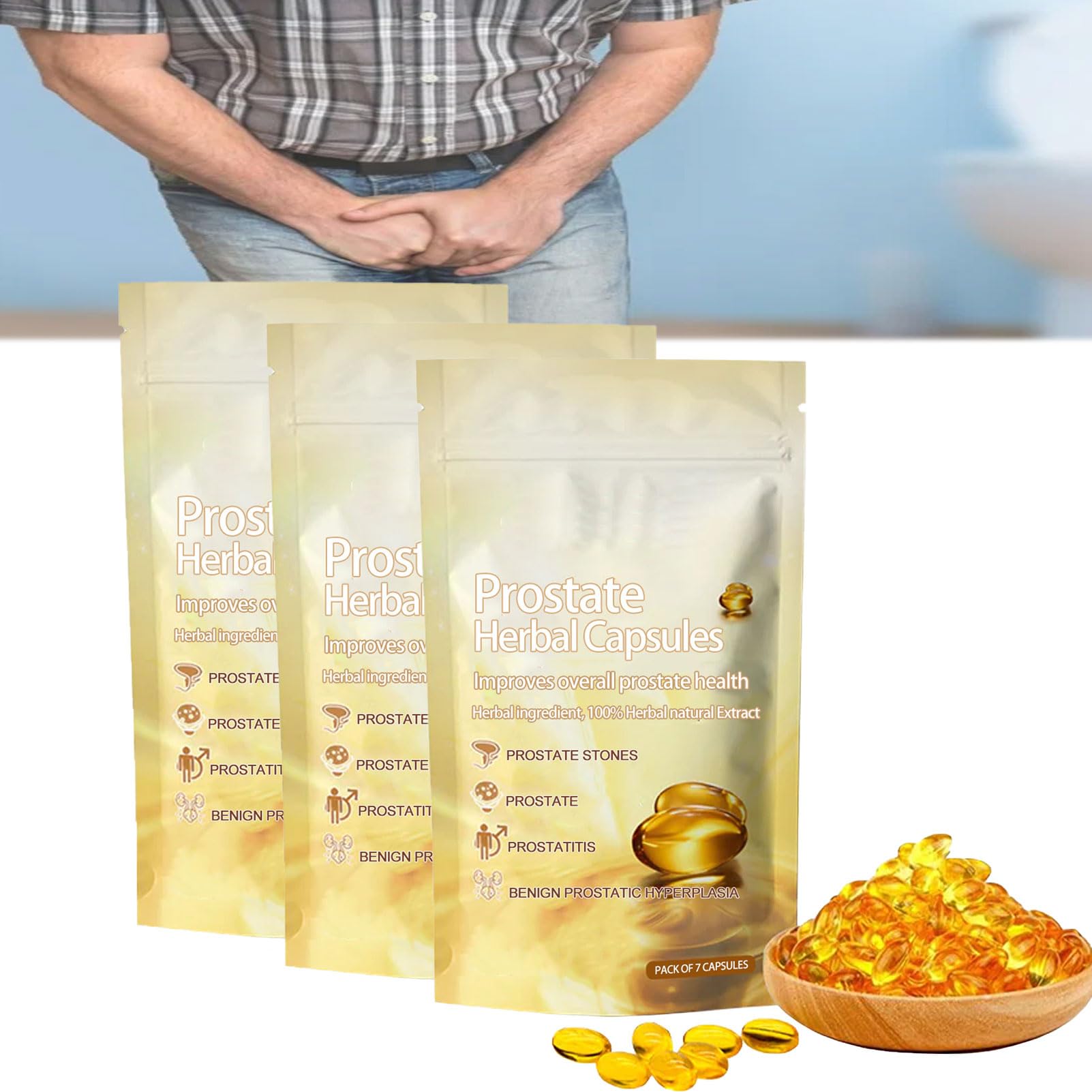 Amazon.com: FemiPure Natural Prostate Herbal Capsules, 7pcs/Bag ...