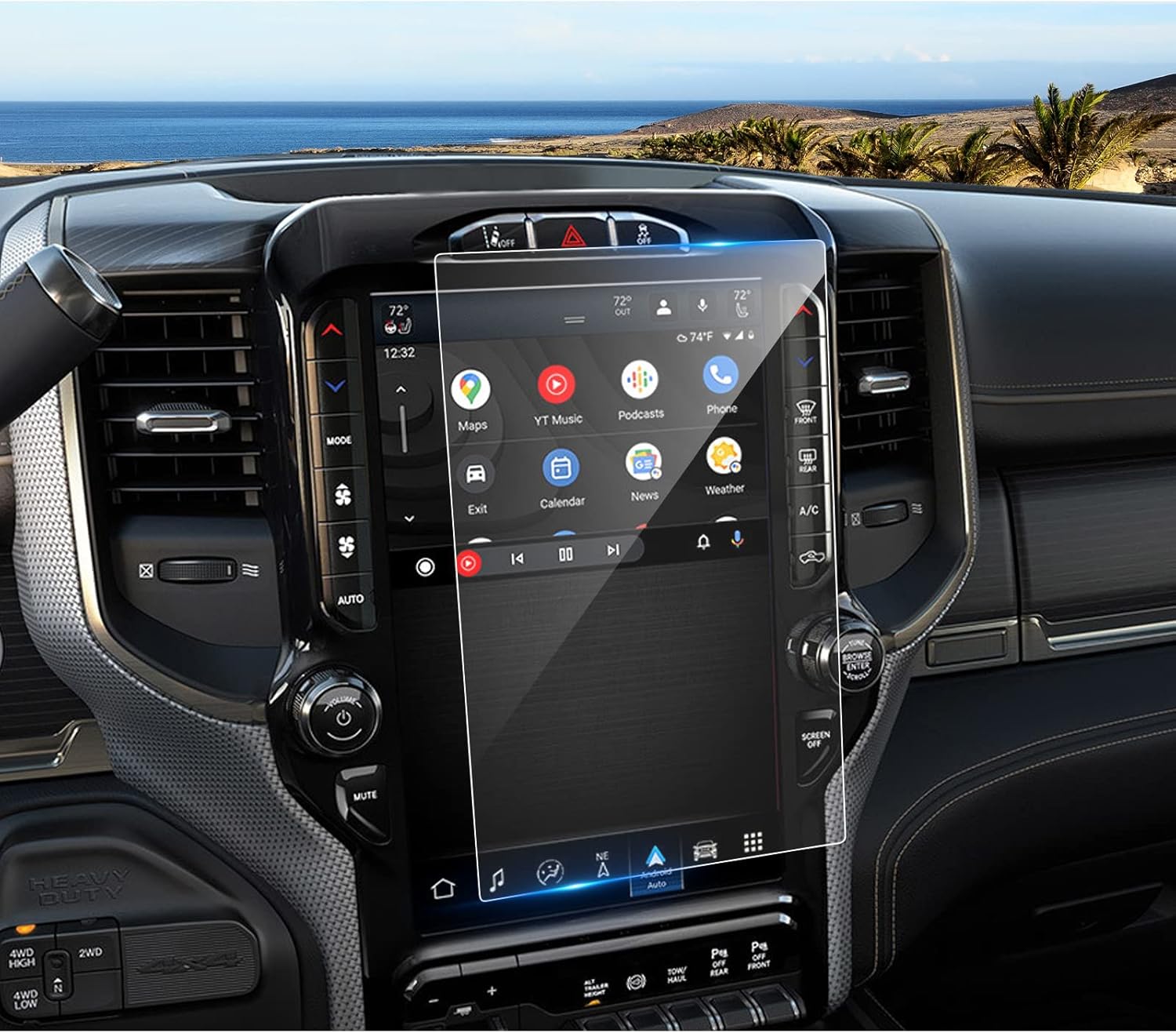 Amazon.com: Coleya 2019-2025 Ram 1500 2500 3500 Screen Protector for ...