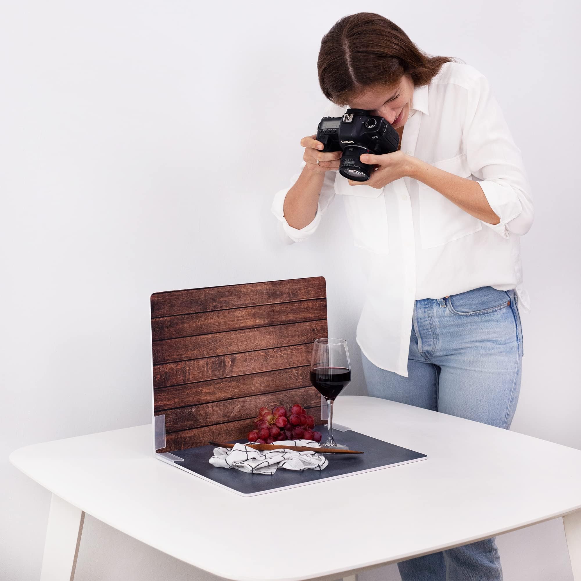 2 Pack Photo Backdrop Board | Realistic Photography Background | Food ...
