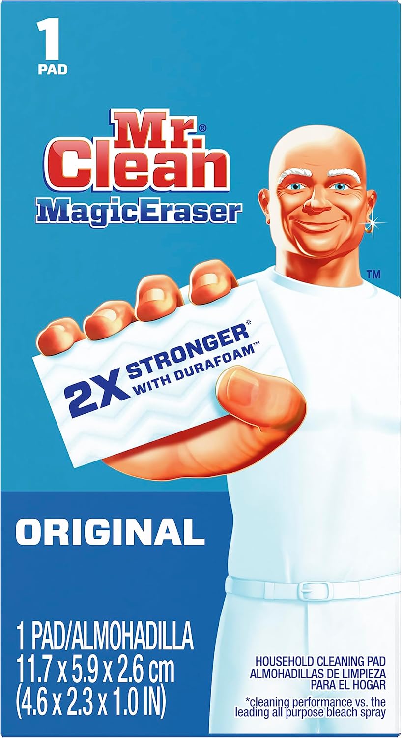 Amazon.com: Mr. Clean Magic Eraser Original 1 Count : Health & Household