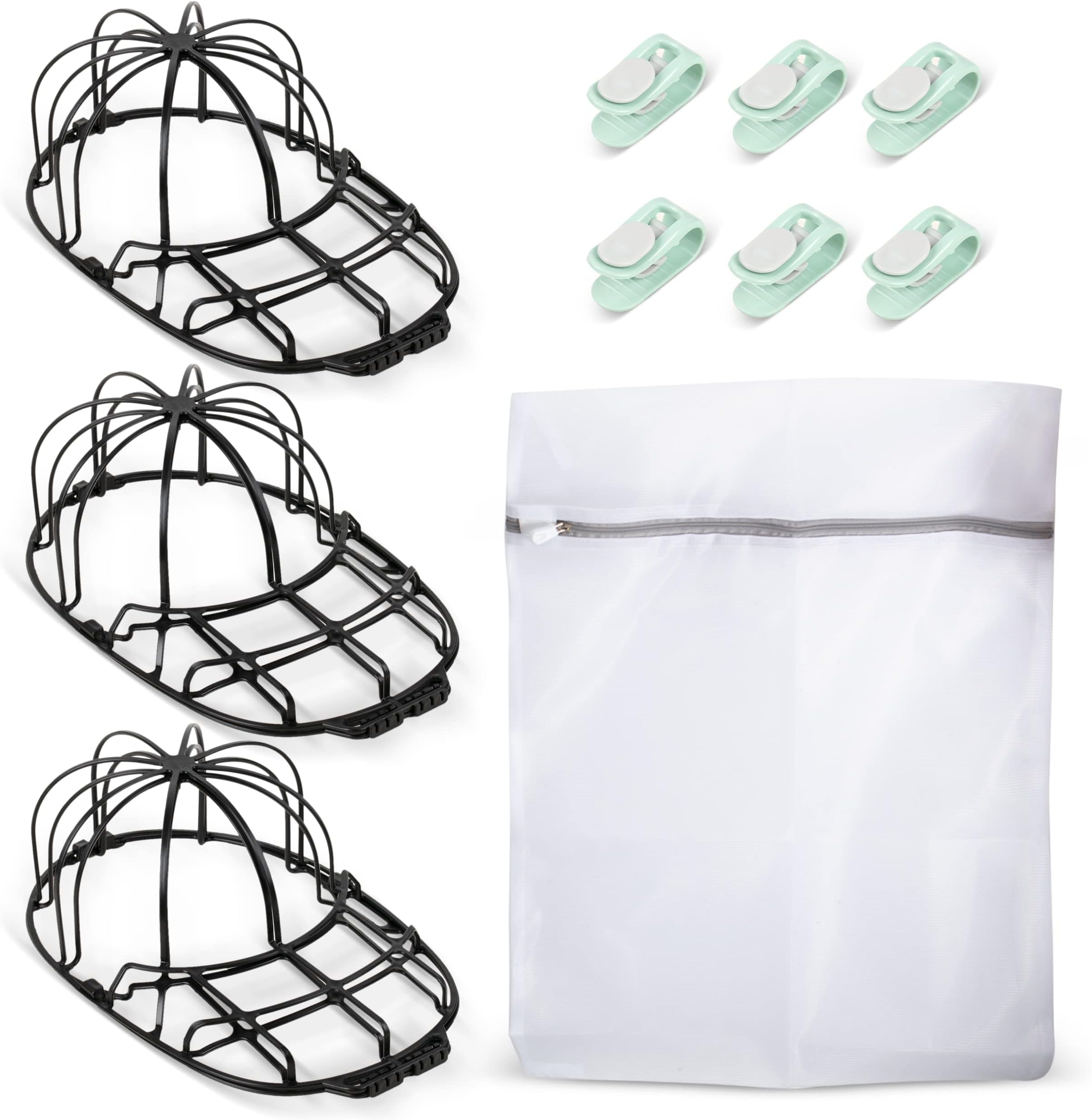 Amazon.com: MCHKJ Hat Washer for Washing Machine, Cap Washer with Mesh ...